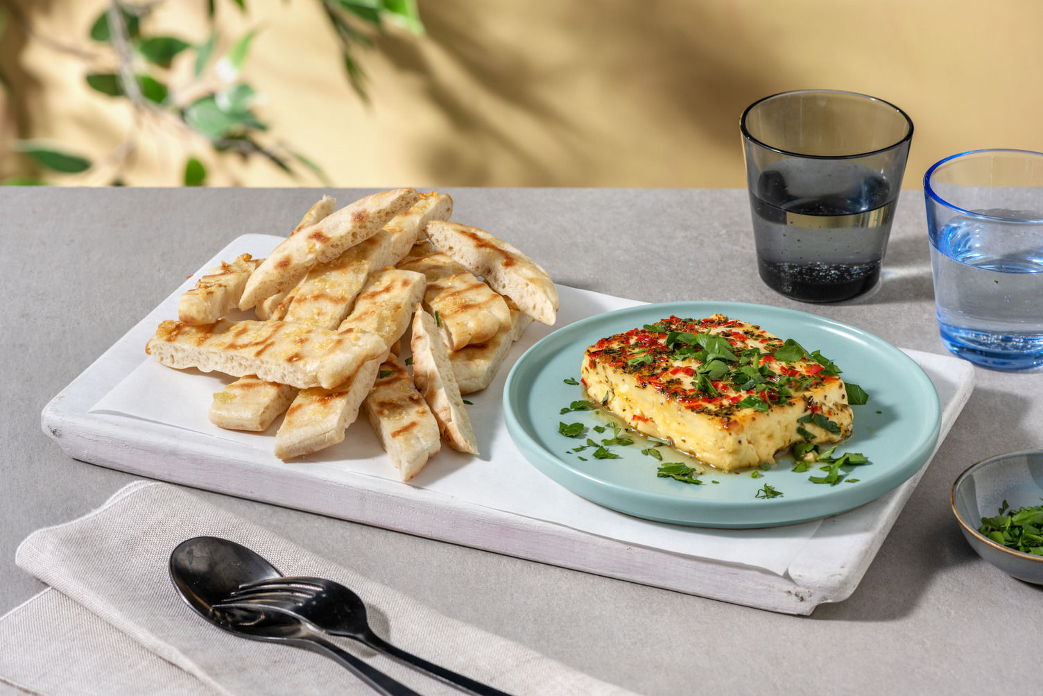 Honey, Chilli and Parsley Baked Feta Recipe | HelloFresh
