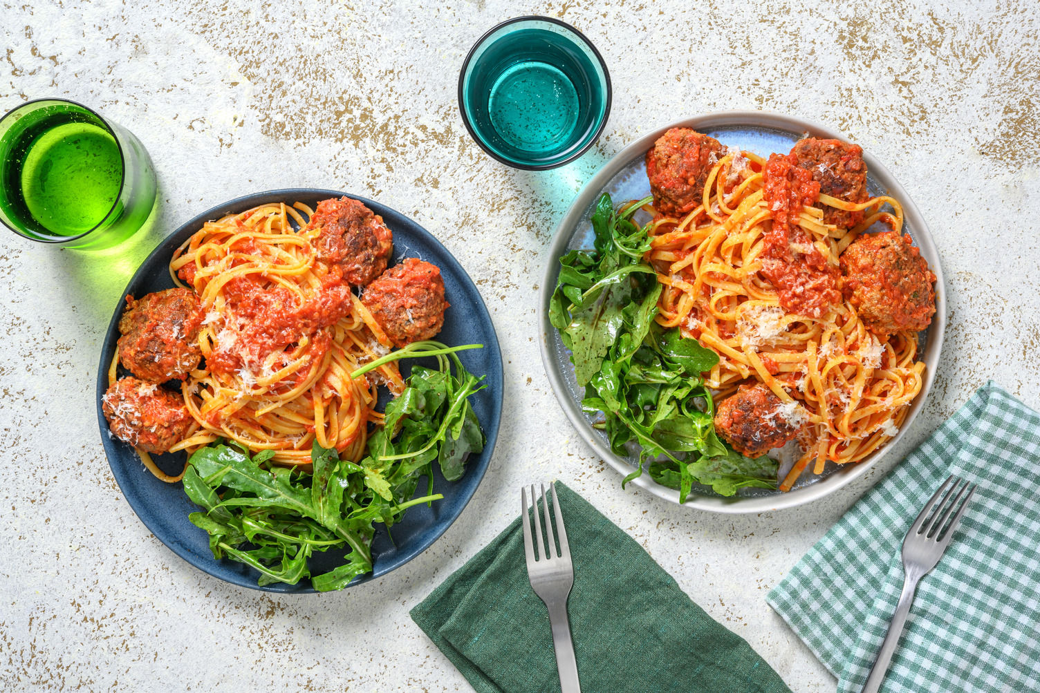Herby Meatballs and Linguine Recipe | HelloFresh