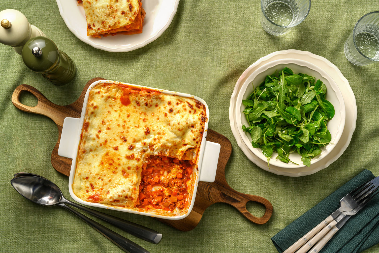 Lasagne alla bolognese au bœuf haché Recette | HelloFresh