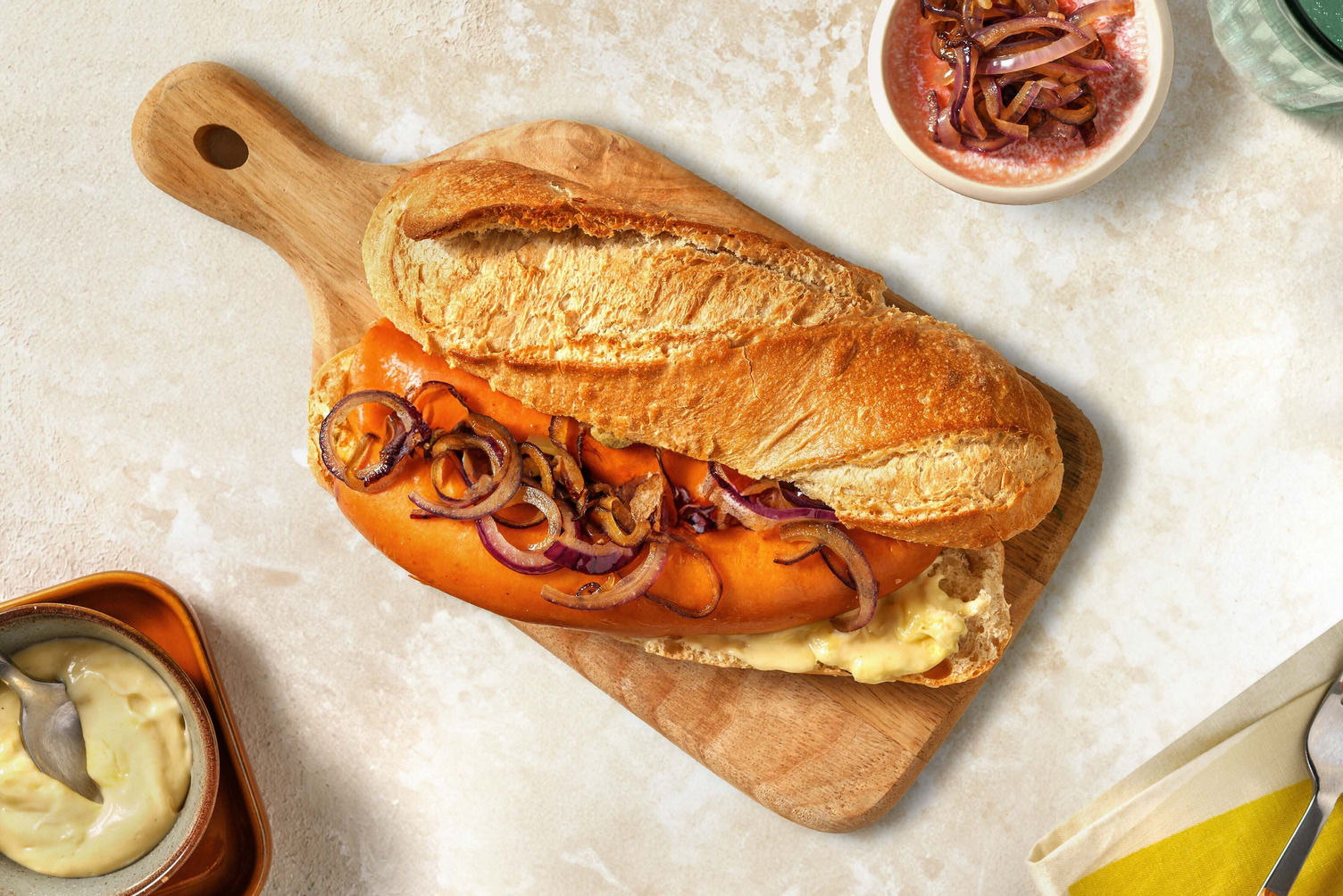 Broodje rookworst van Brandt & Levie Recept | HelloFresh