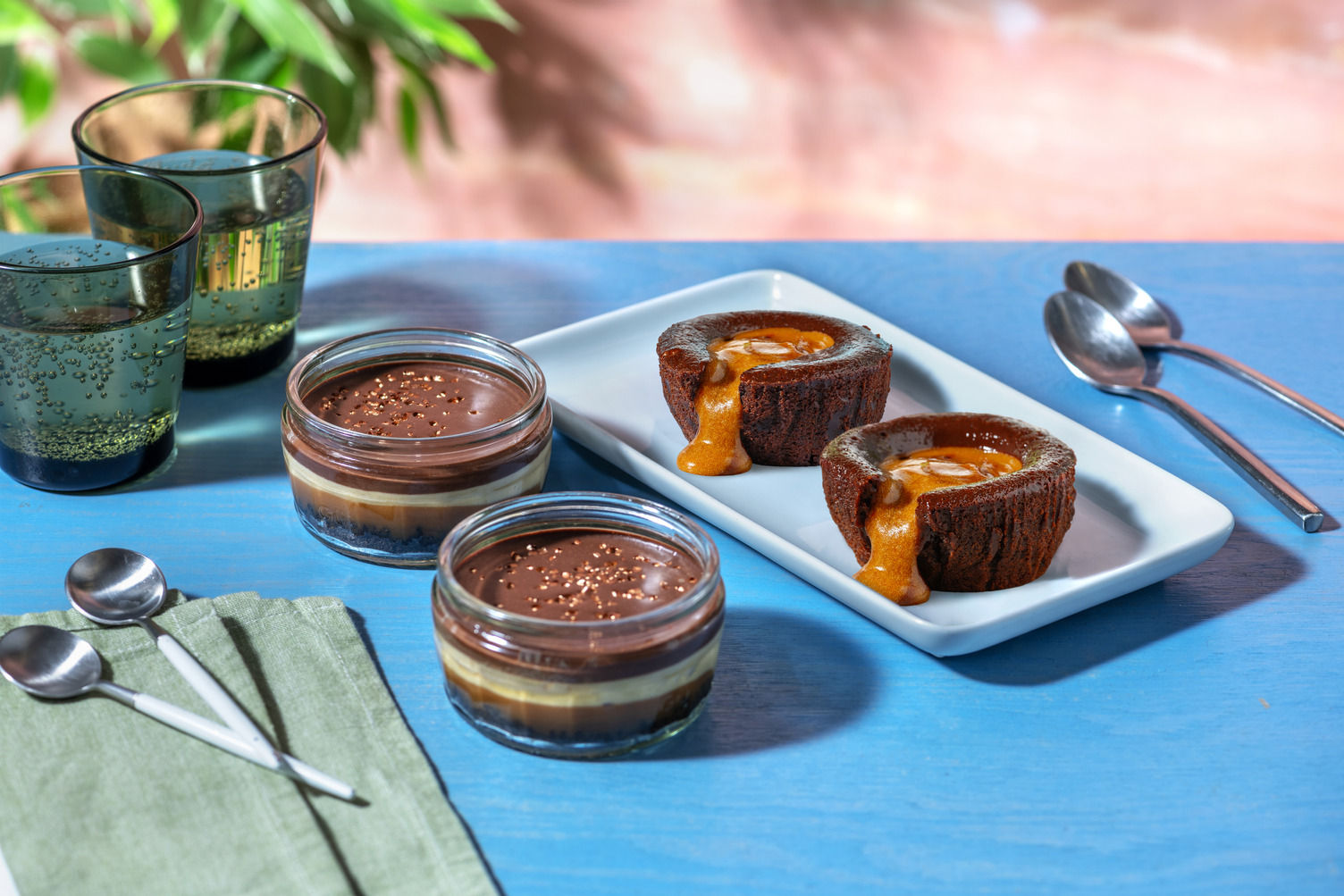 Dessert Bundle | Chocolate Caramel Lava Cake and Zillionaire Cheesecake ...