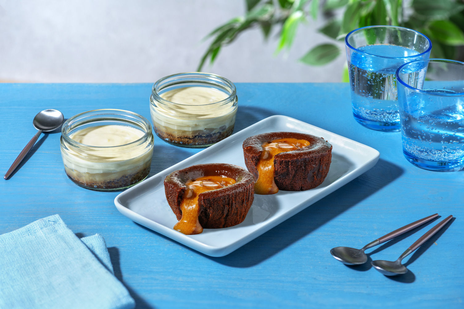 Dessert Bundle | Chocolate Caramel Lava Cake and Spanish Lemon ...