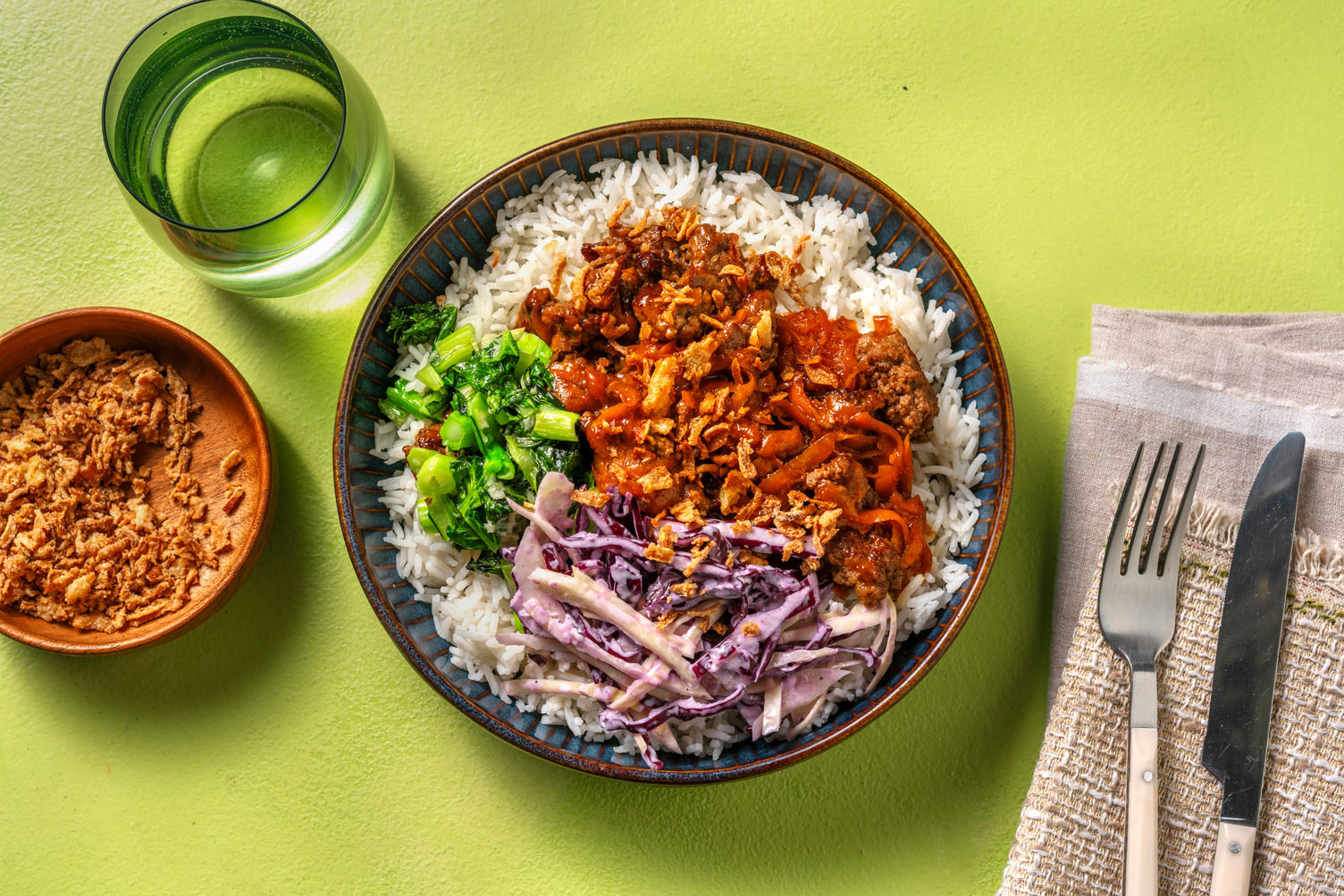 Umami Beef Strips & Fragrant Rice Bowl Recipe | HelloFresh