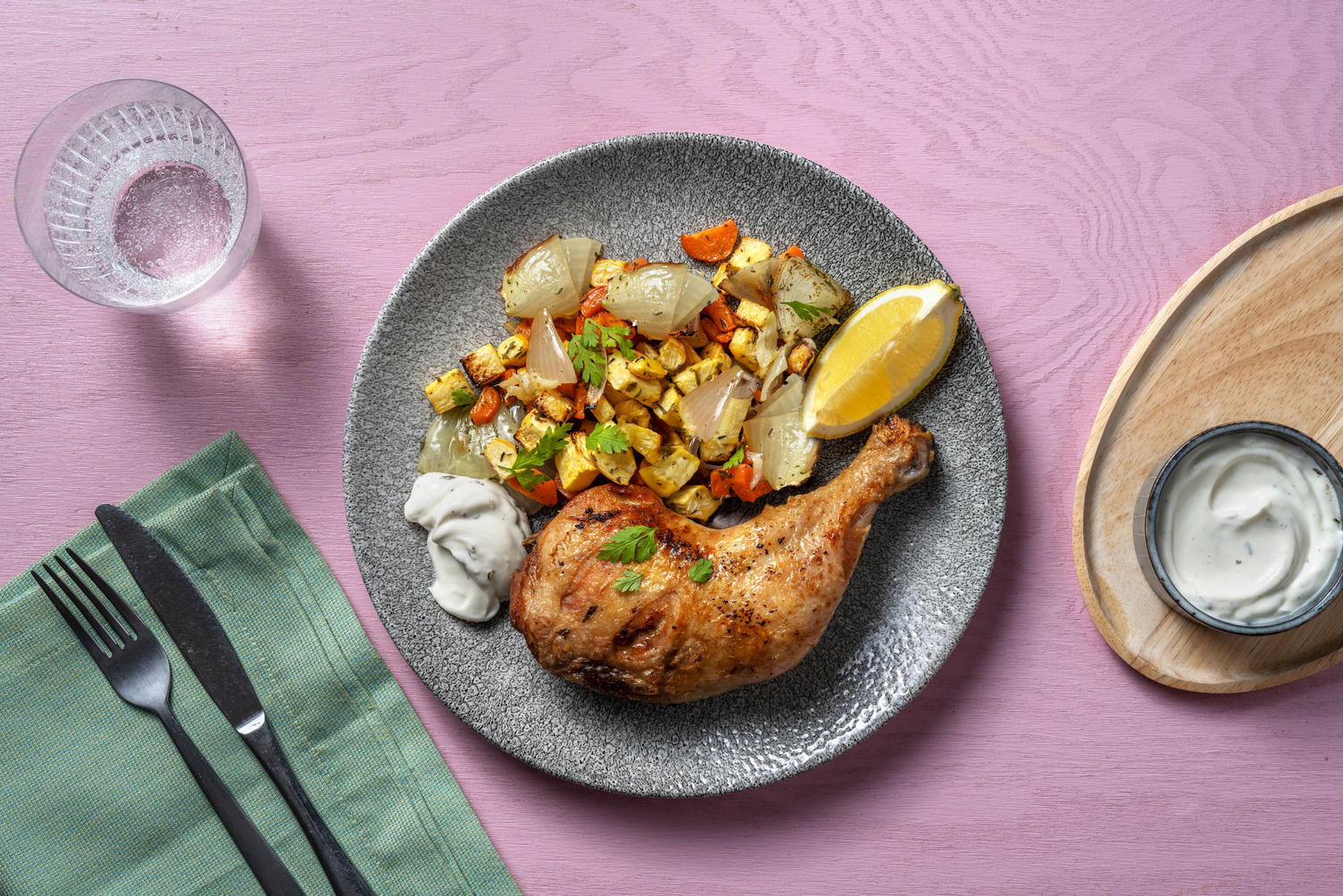 Cuisse de poulet Label Rouge & cerfeuil Recette | HelloFresh