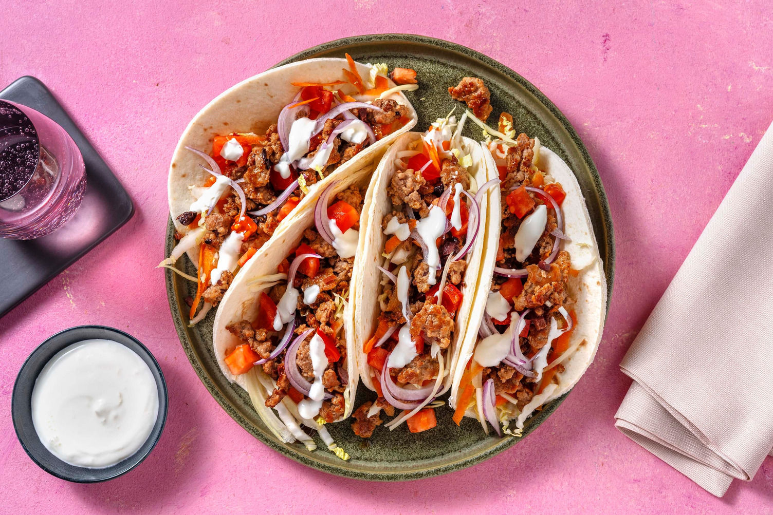Gresk-inspirert taco | HelloFresh