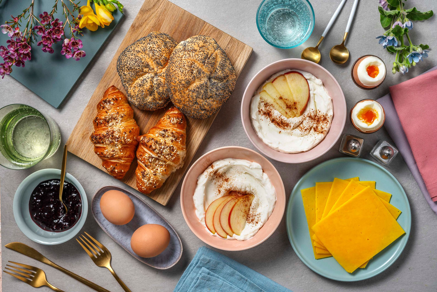 Continental breakfast in 10 minuten Recept | HelloFresh