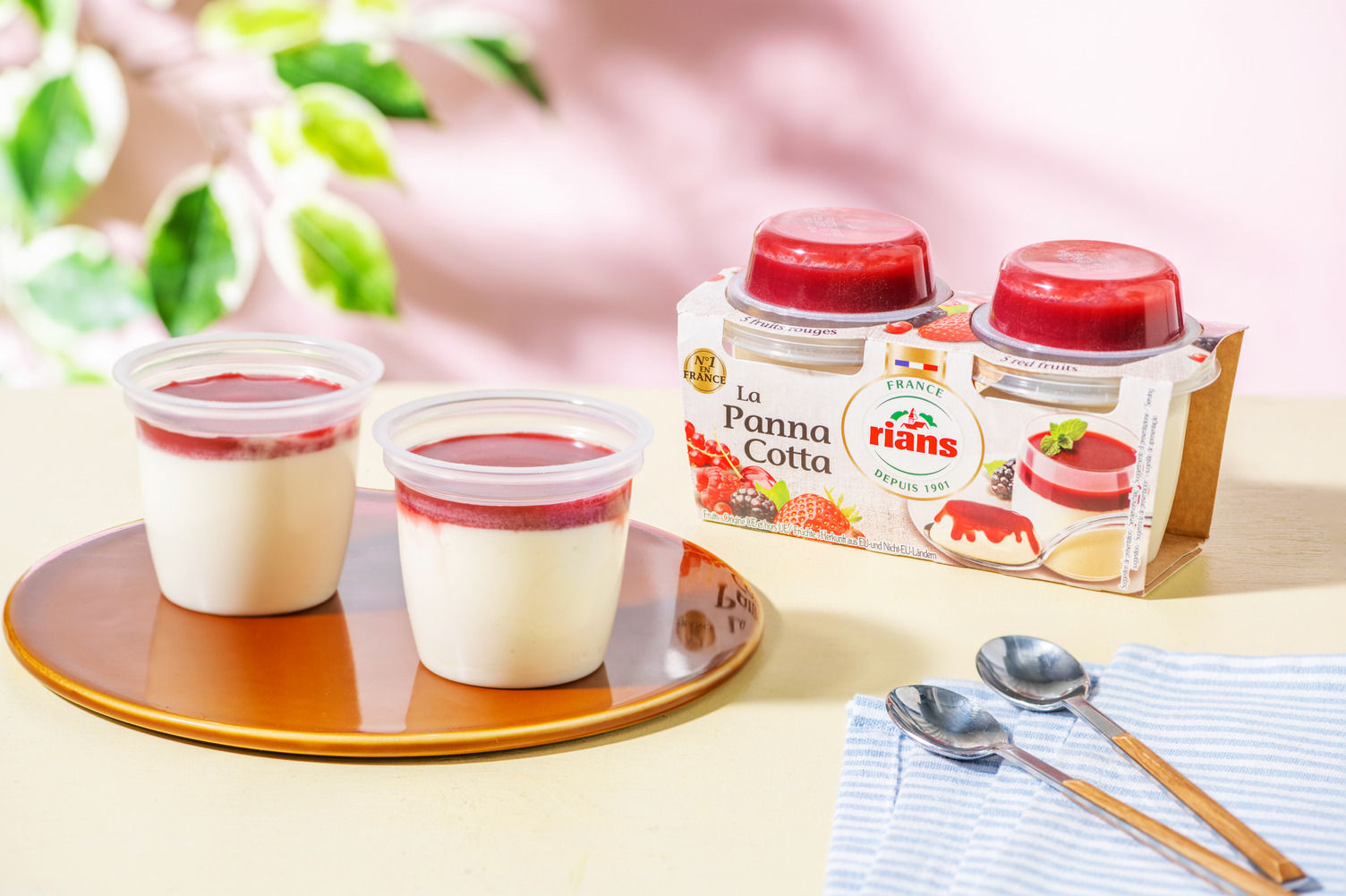 Rians Panna Cotta "Red Fruits" Recette | HelloFresh