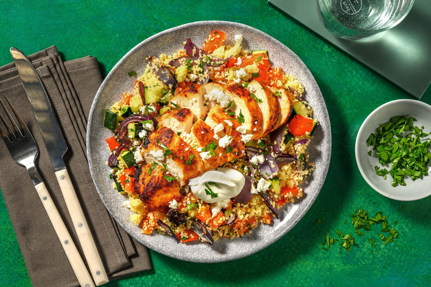 Gresk kylling og couscous | HelloFresh