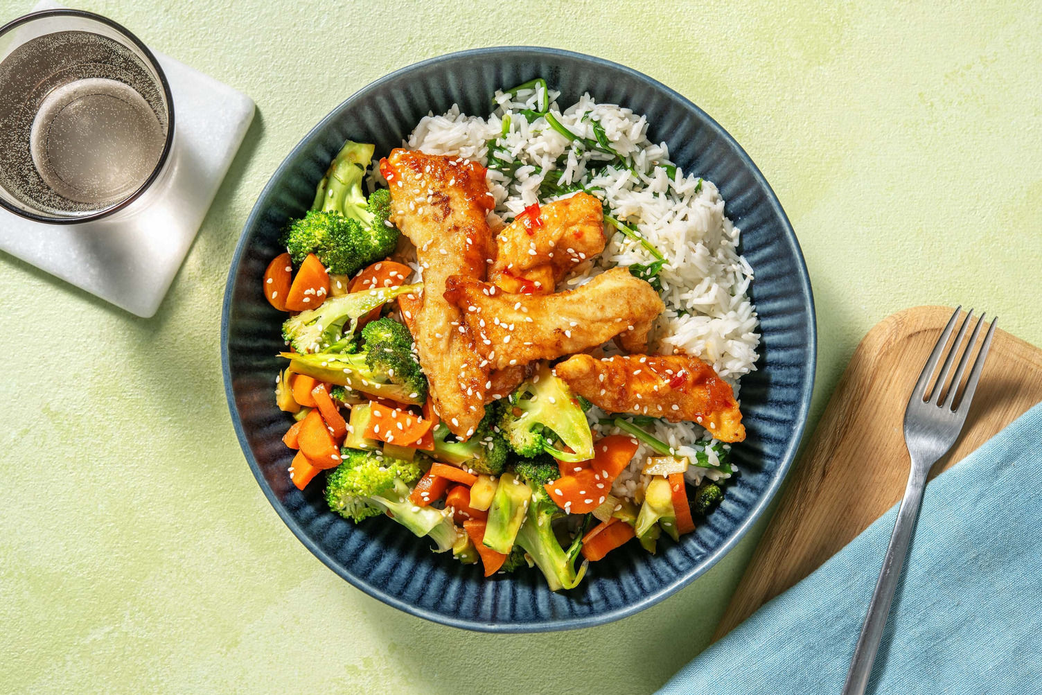 Orange Sesame Chicken and Vegetable Stir Fry | HelloFresh