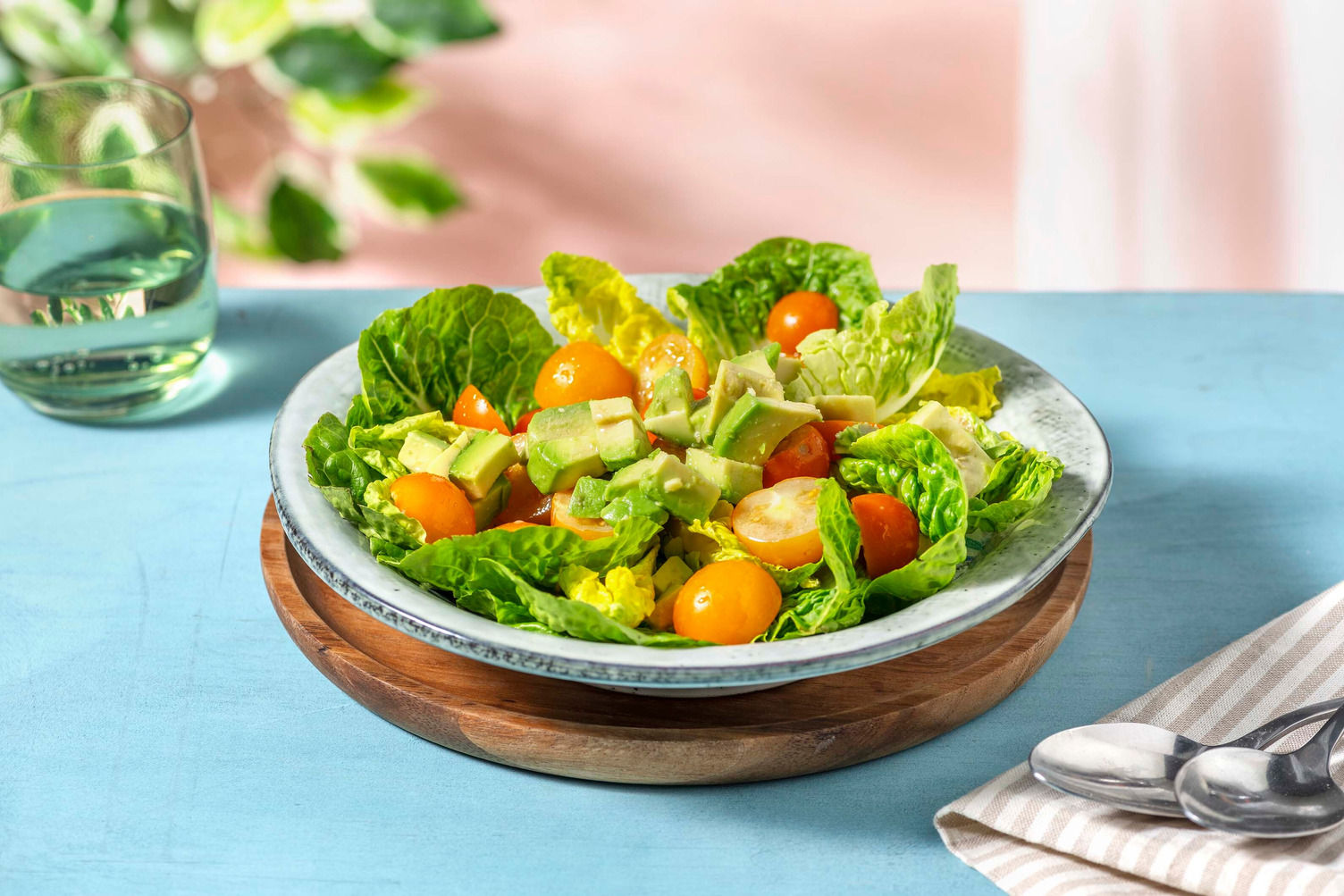 Crunchy Lettuce, Tomato and Avocado Salad Recipe | HelloFresh