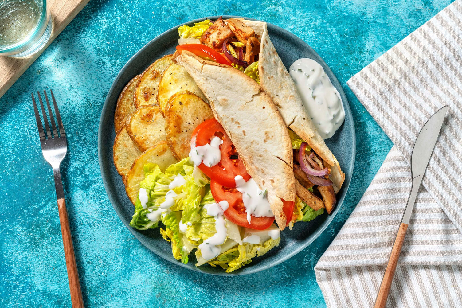 Vegetarisk pulled bean-wrap | HelloFresh