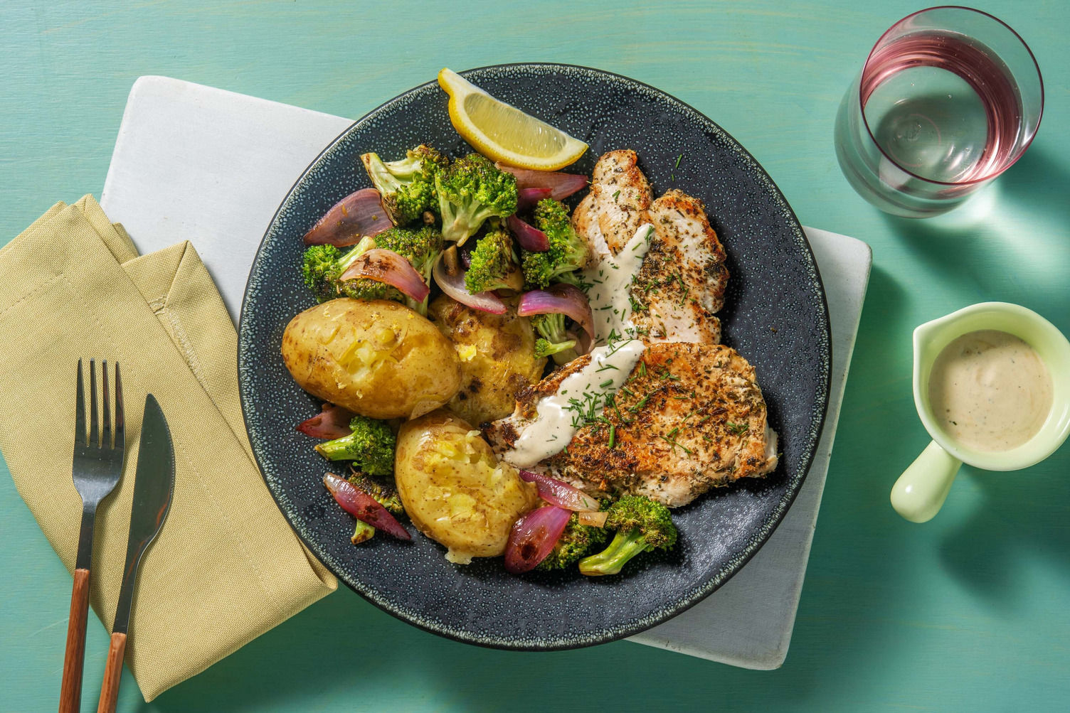 Stekt kyckling med citronpotatis Recept | HelloFresh
