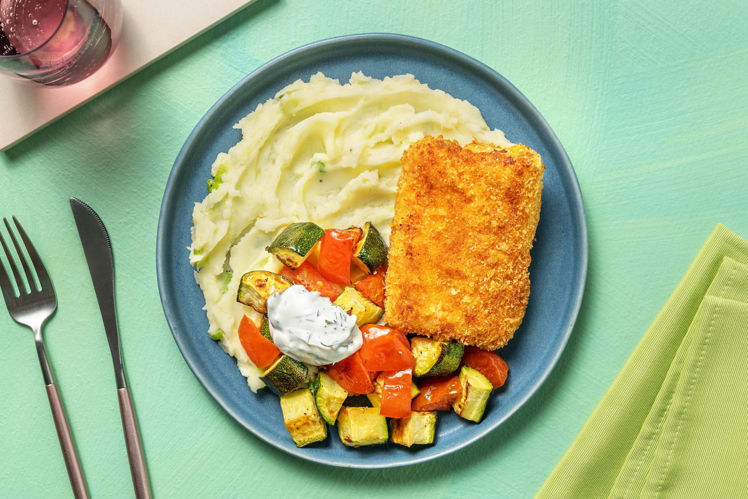 Pankopanerad sej Recept | HelloFresh