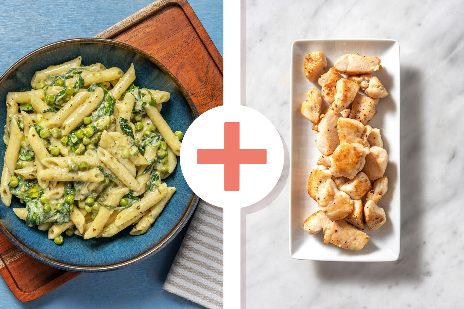 Creamy Pesto Chicken Breast Pasta Recipe | HelloFresh
