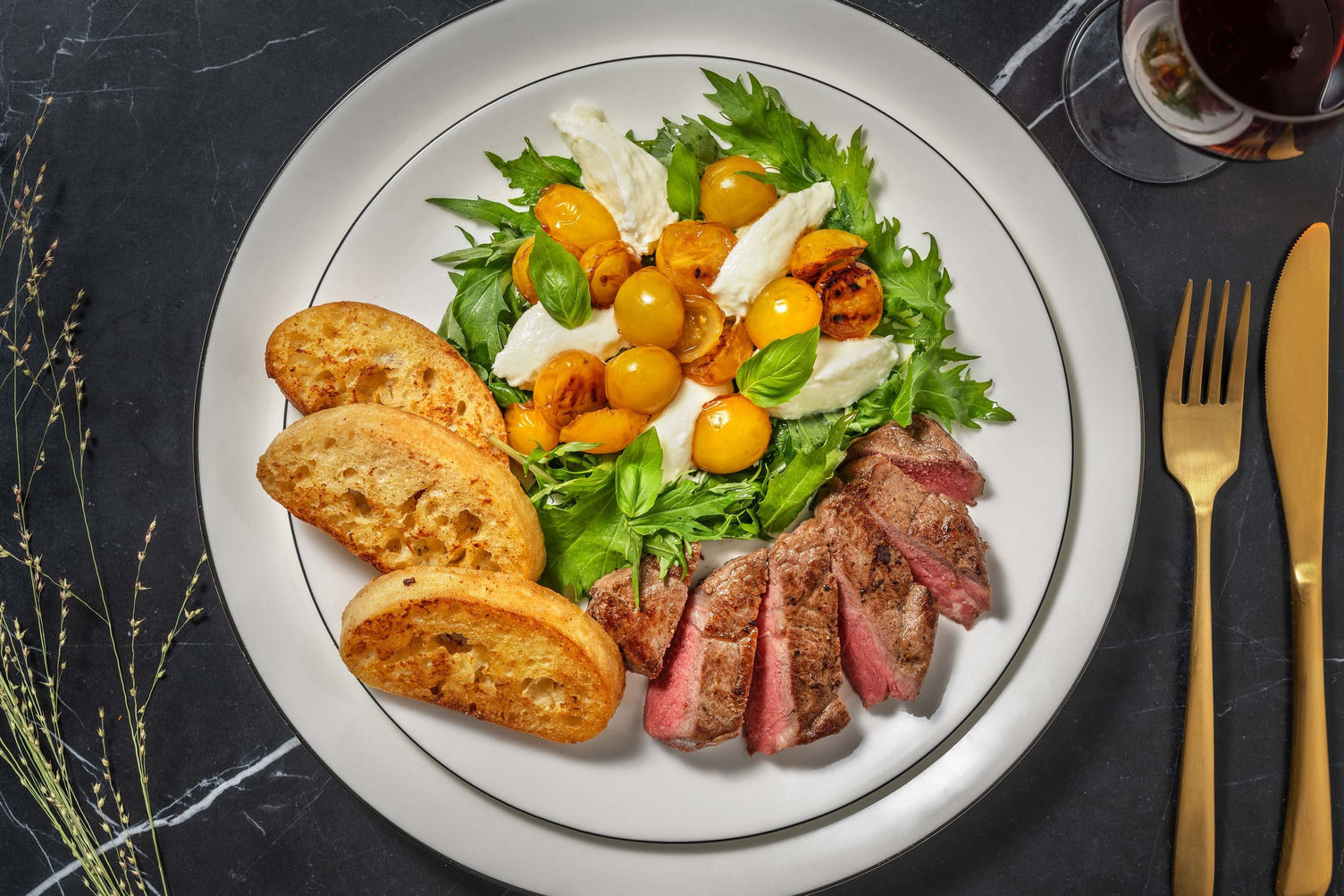 Manzo con burrata e gocce di tartufo | HelloFresh