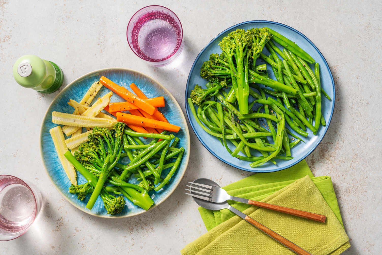 All the Greens Veg and Babycorn, Greens & Carrots Bundles Recipe | HelloFresh