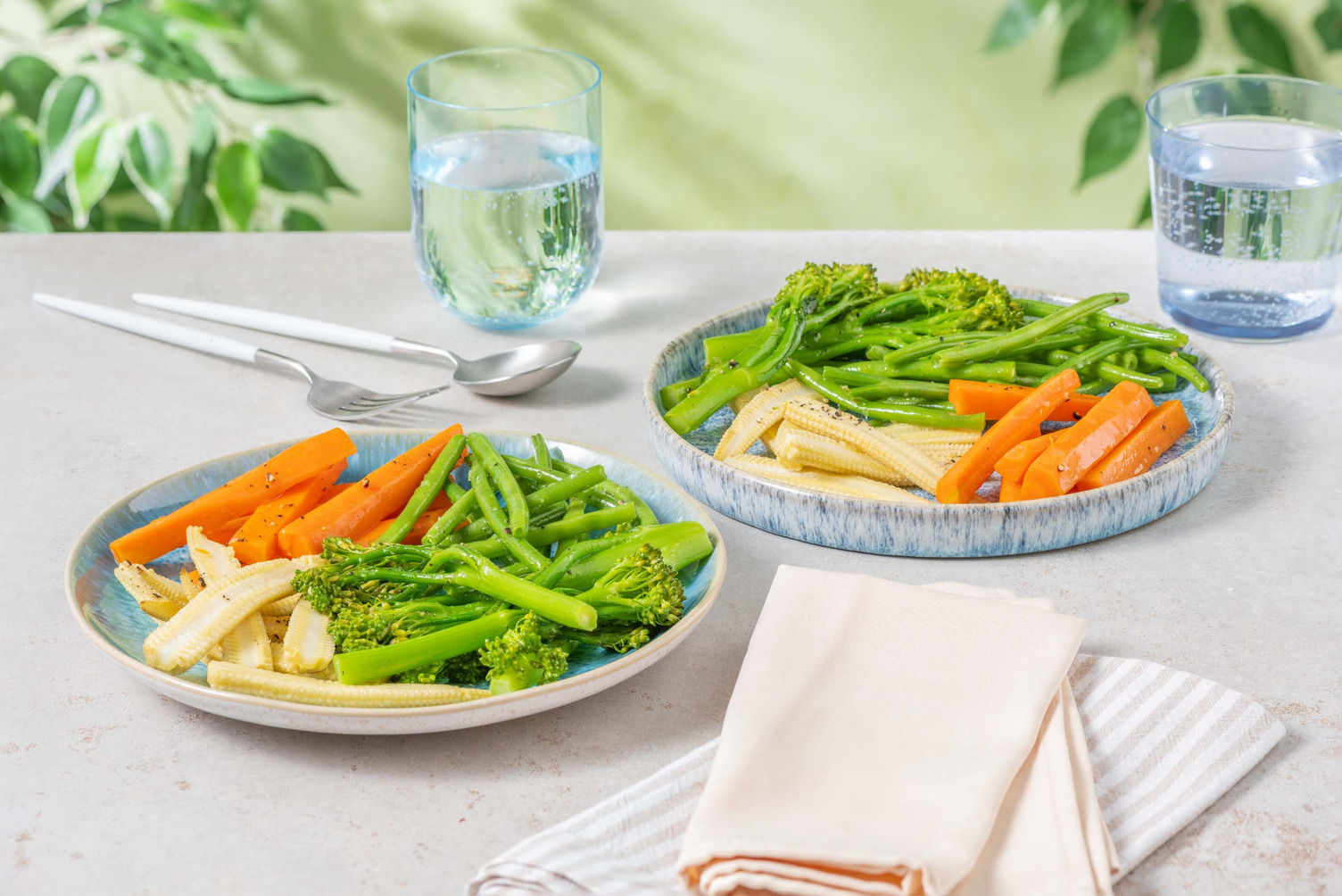 Baby Corn, Carrots and Greens Veg Sides Bundle Recipe | HelloFresh