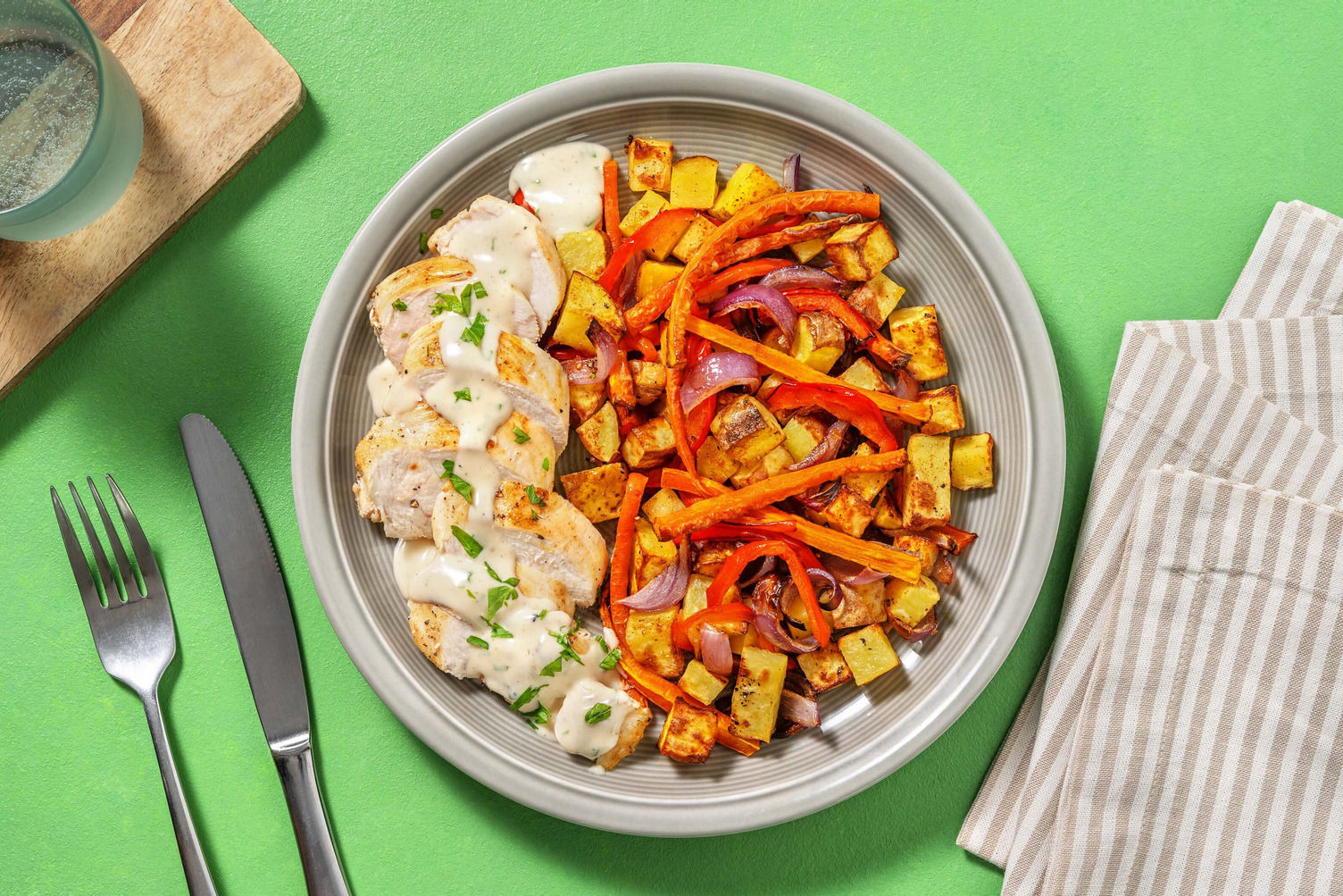 Pandestegt kylling | HelloFresh