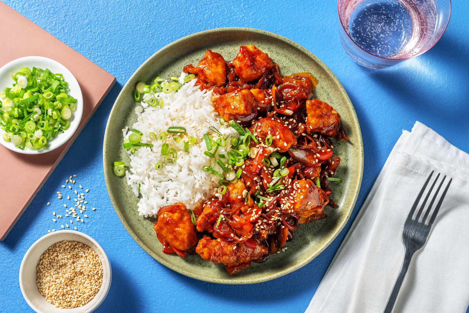 Sweet and Sticky Chicken on Rice Recipe | HelloFresh