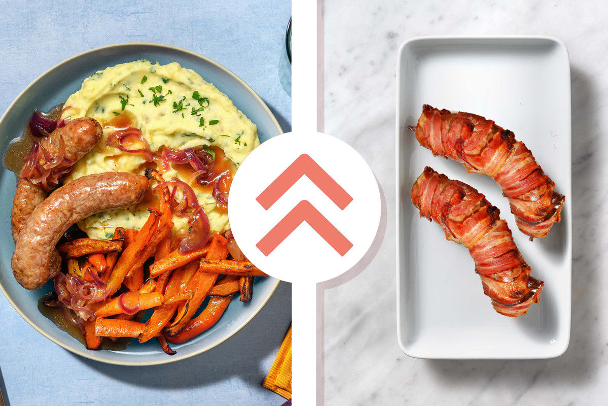 Big Pigs in Blankets and Parsley Mash Recipe | HelloFresh