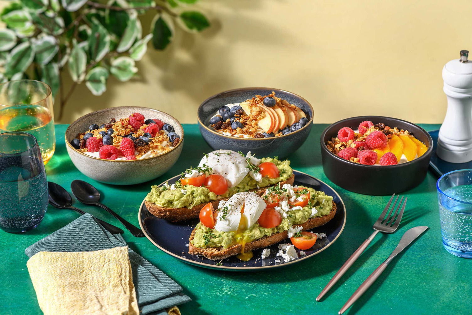 Box Petit-déj & recette gourmande pour le weekend Recette | HelloFresh