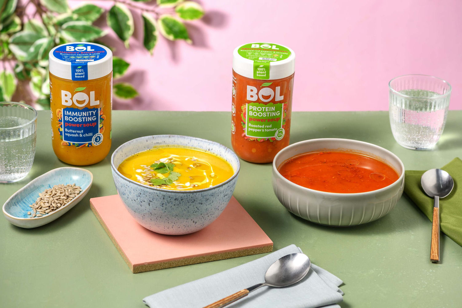 BOL Roasted Red Pepper & Tomato Power Soup and BOL Butternut Squash ...