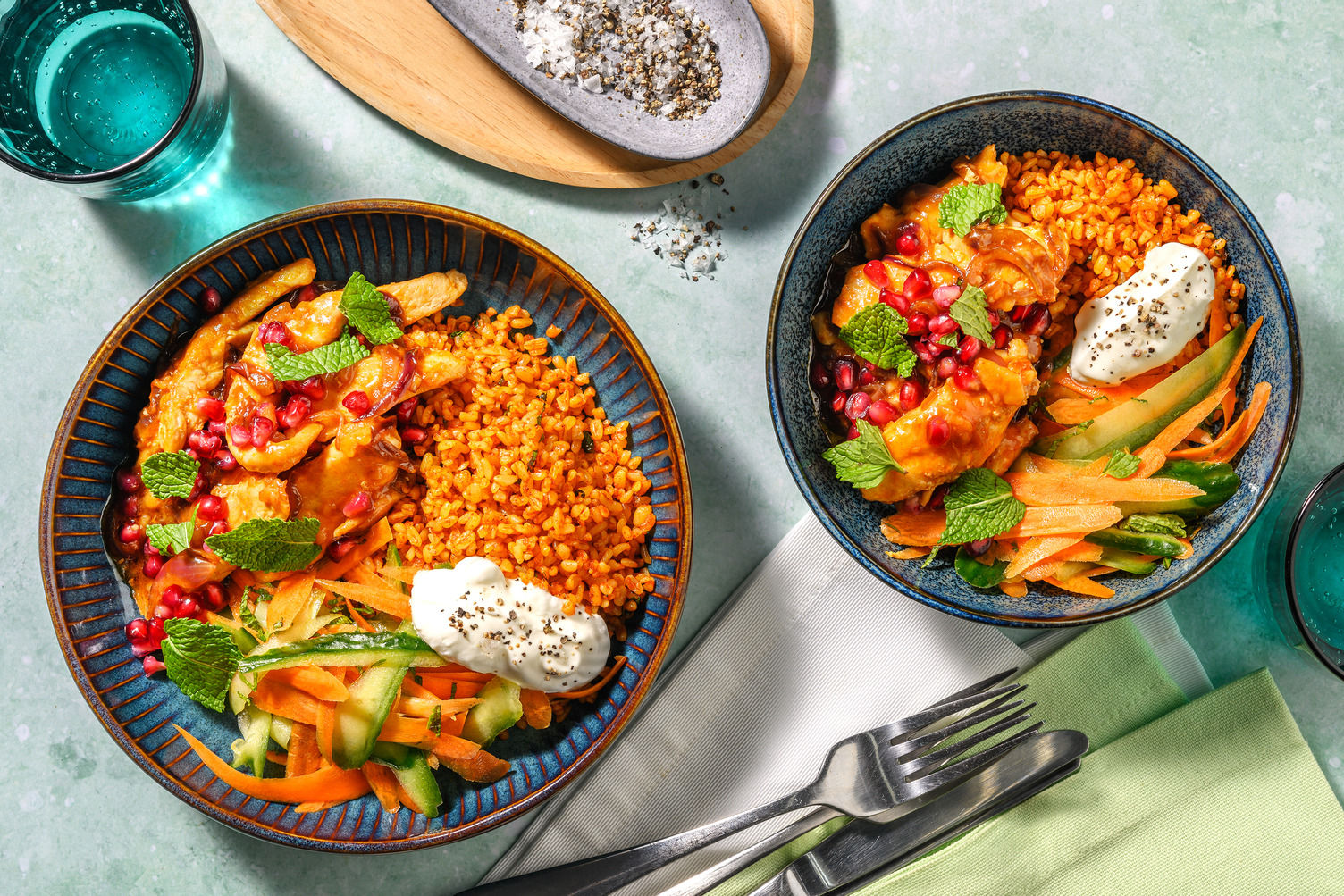 Stekt kylling i granateplesaus | HelloFresh