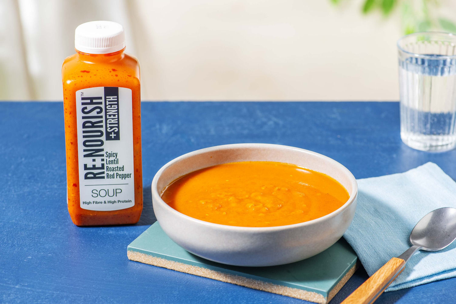 Handmade Ciabatta Loaf and Re:Nourish Strength - Spicy Lentil and ...