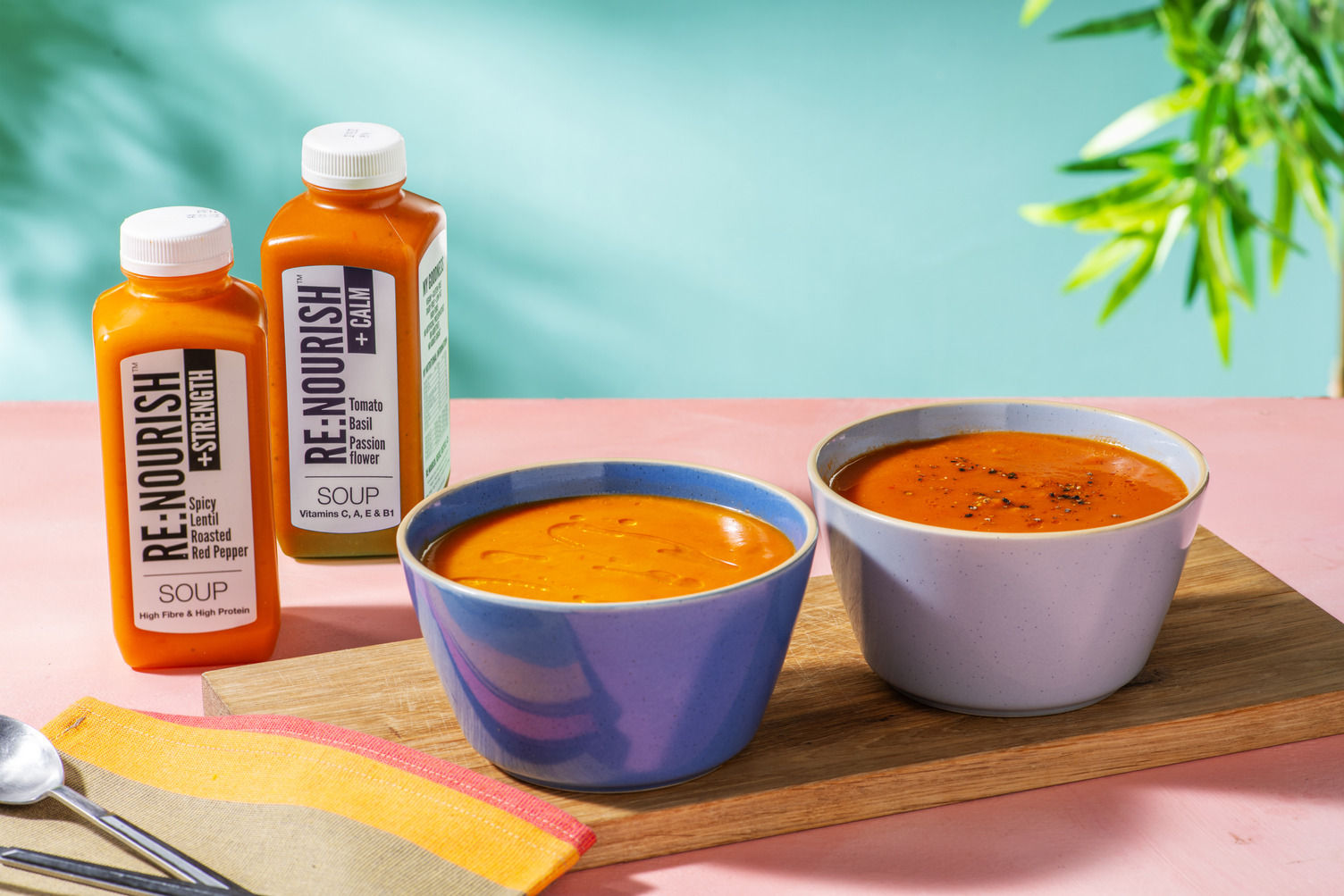 Re:Nourish Calm - Tomato and Passion Flower Soup and Strength - Spicy ...