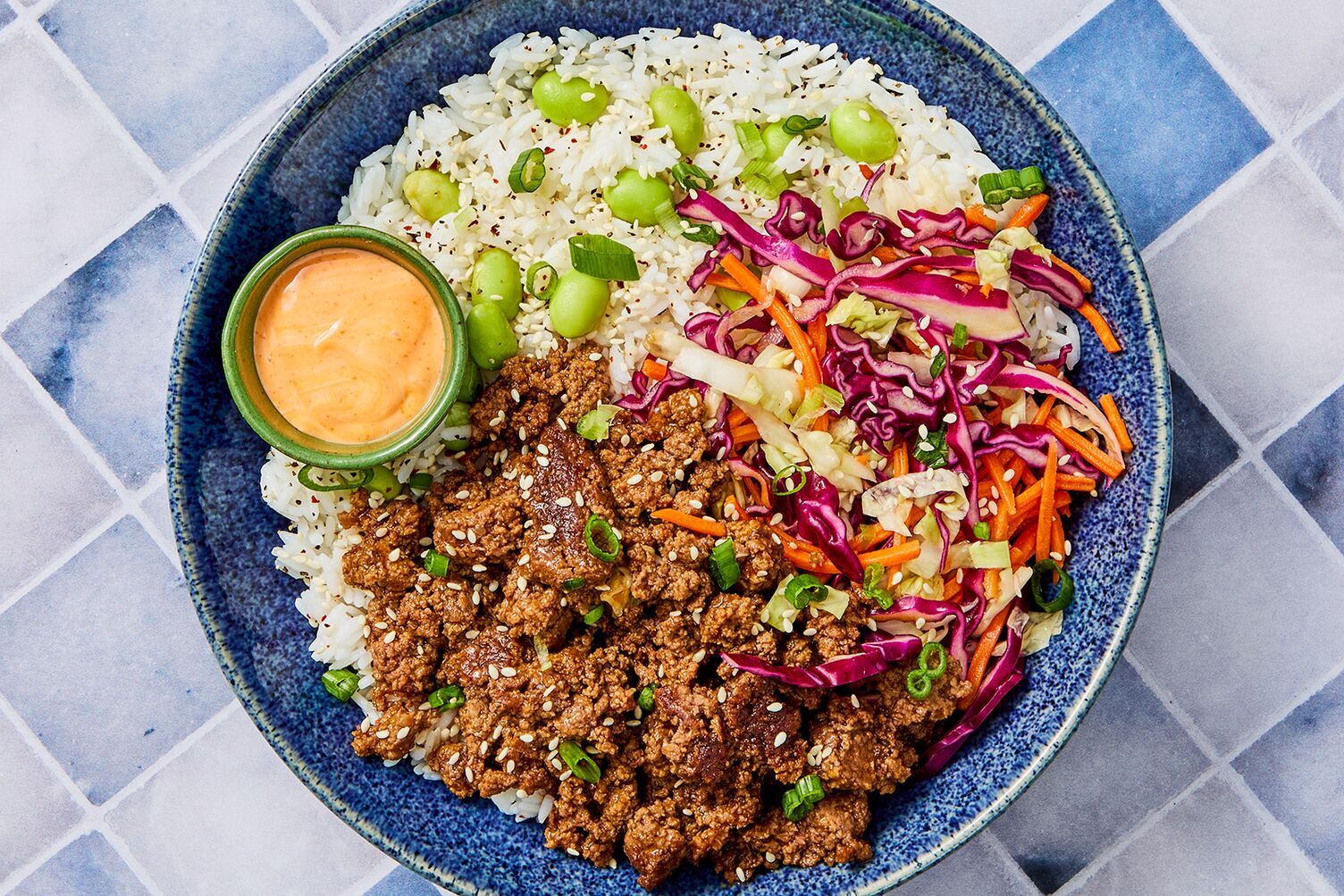 Bols super rapides de bœuf haché à la coréenne Recette | HelloFresh
