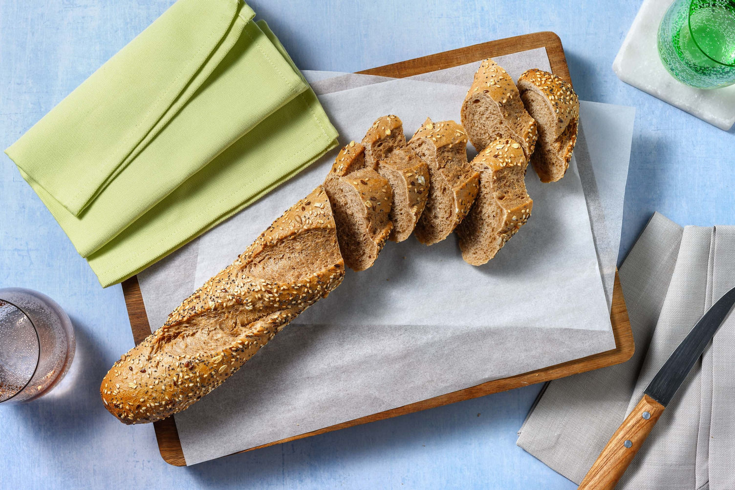 SlooOW Rustic Multigrain Baguette Recipe | HelloFresh