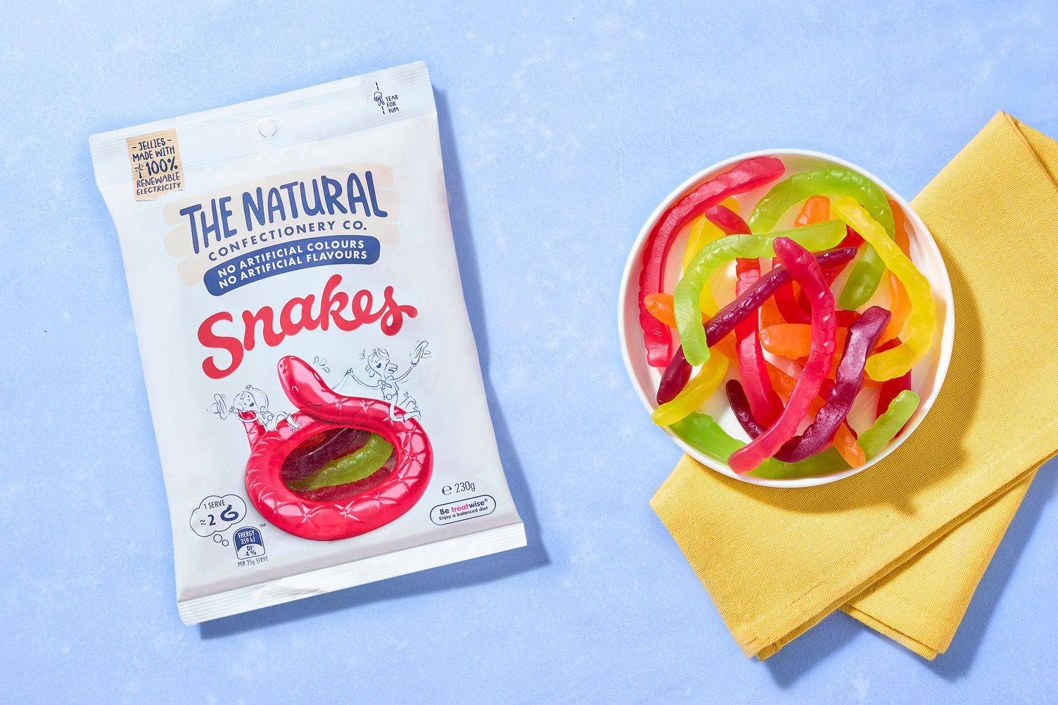 The Natural Confectionery Co. Snakes Lollies Recipe | HelloFresh