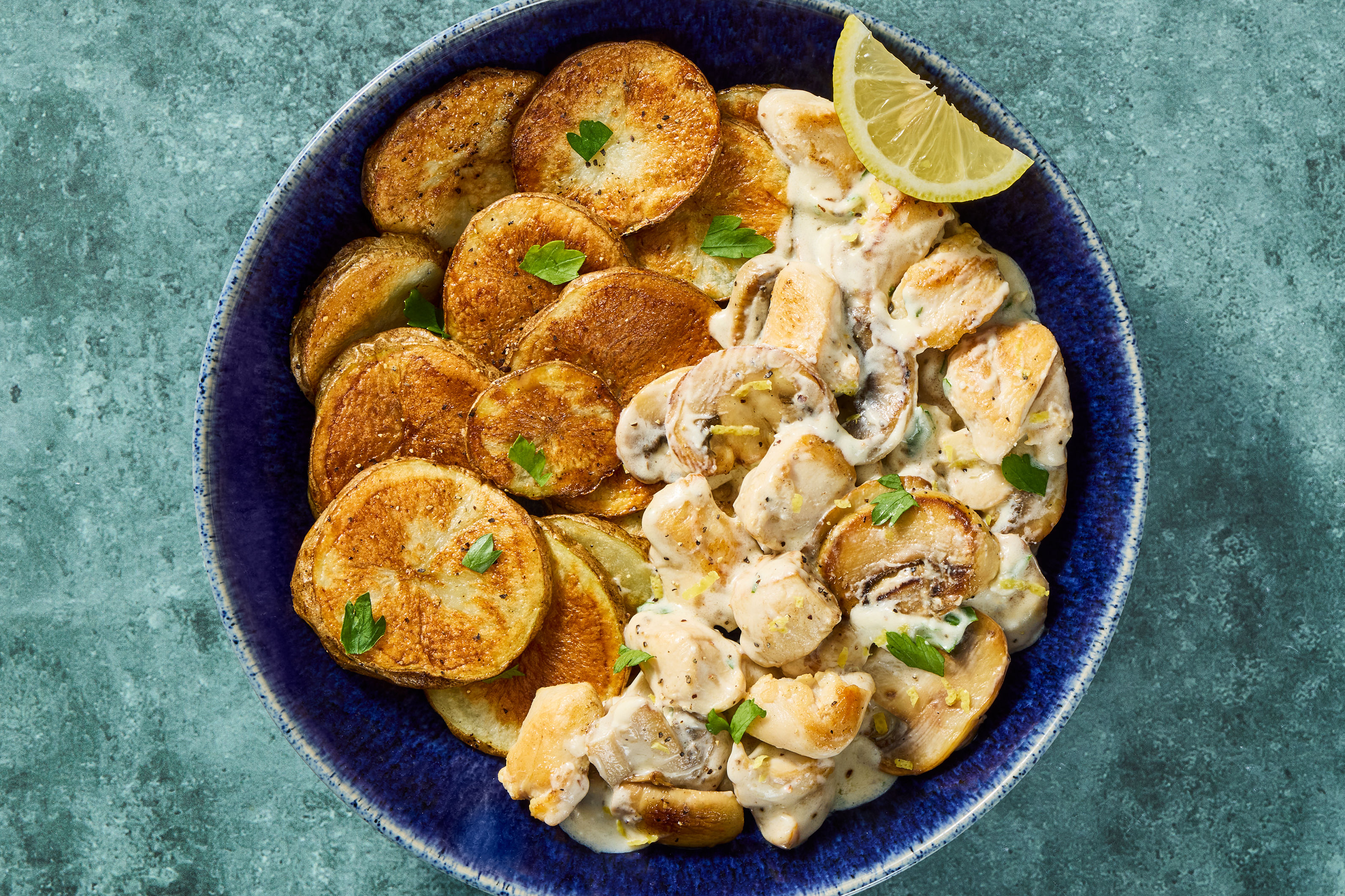 Creamy Lemon Chicken & Mushrooms Recipe | HelloFresh