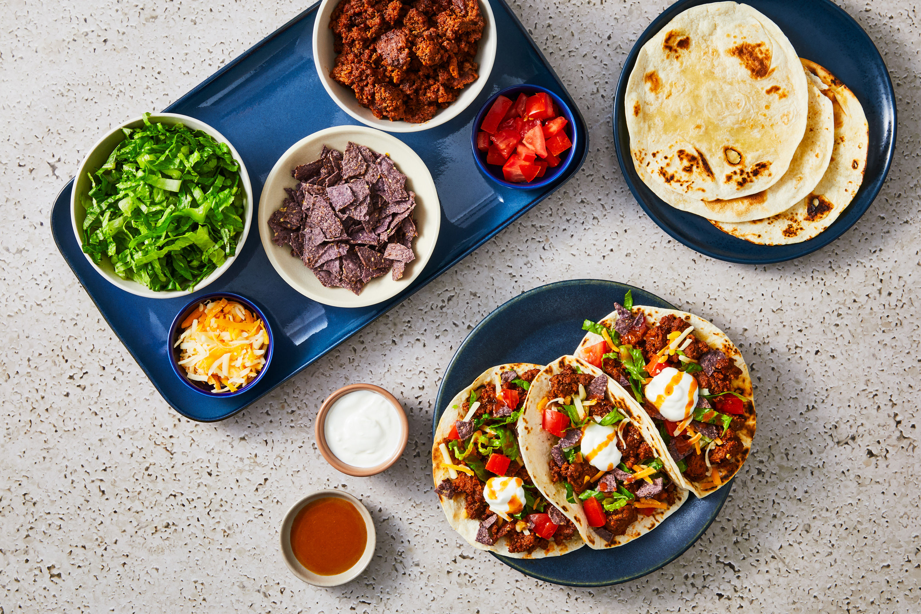 Big Batch Beef Taco Bar Recipe | HelloFresh
