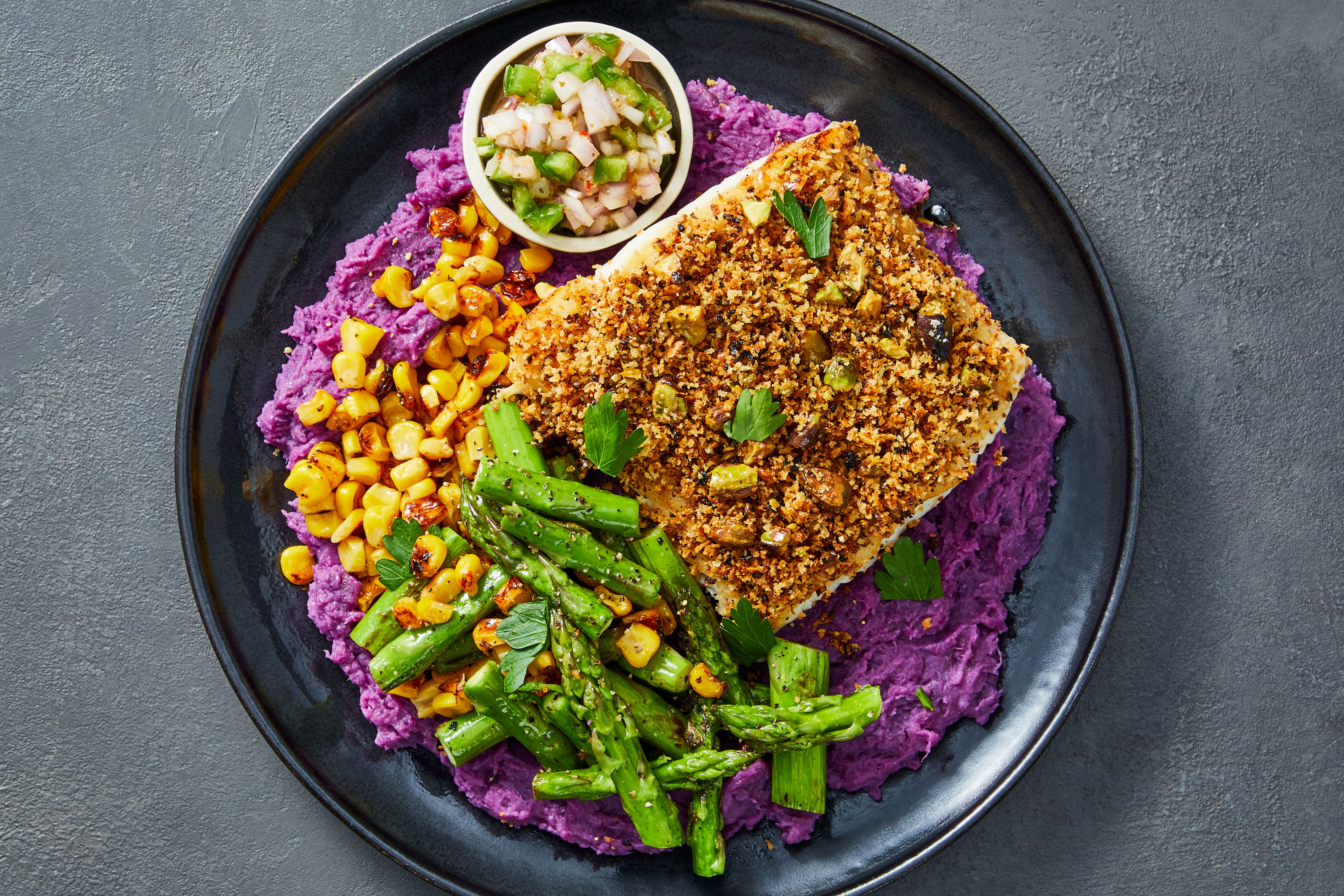 Pistachio Cod with Mango-Jalapeño Salsa Recipe | HelloFresh