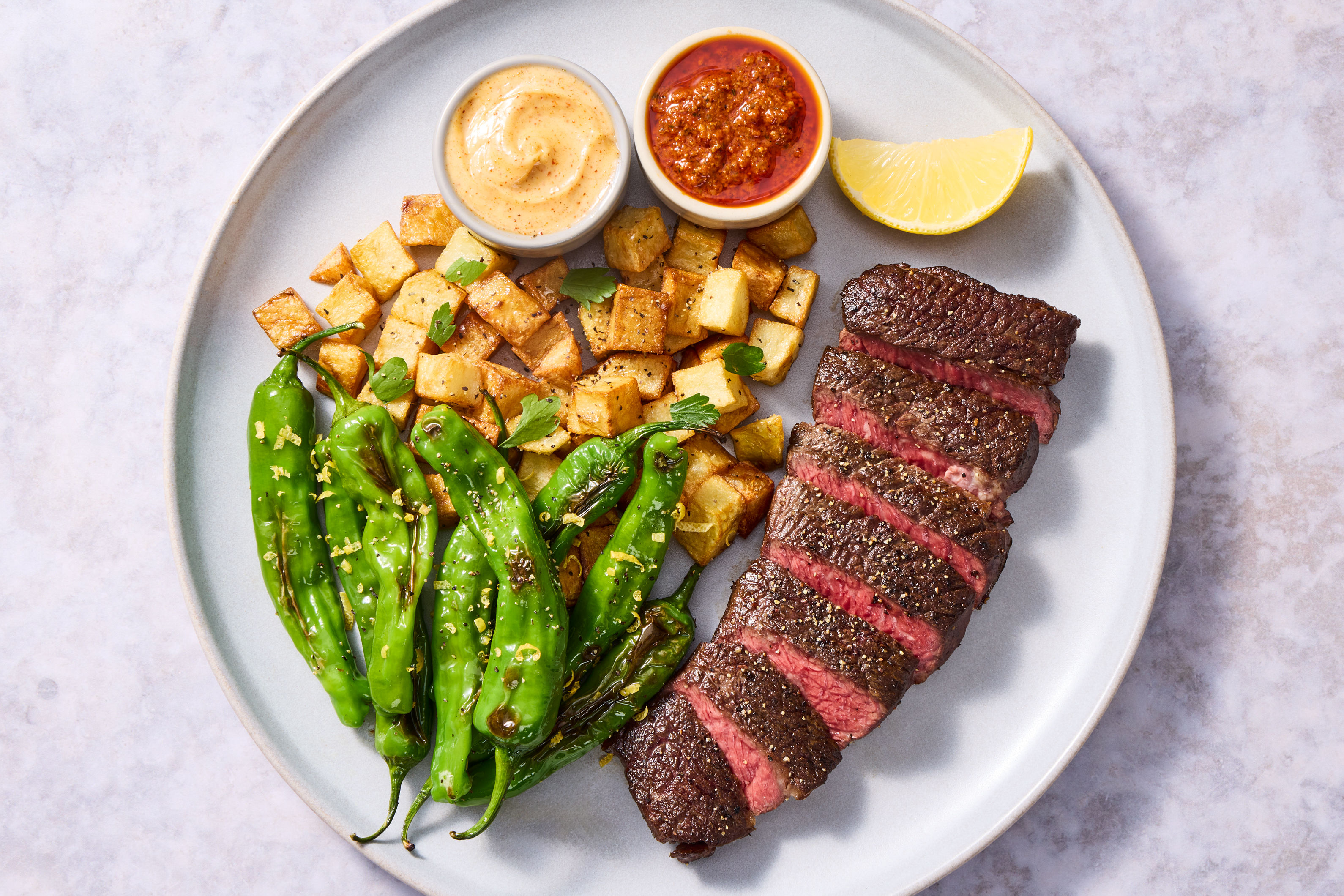 Spanish-Style Steak & Crispy Fried Potatoes Recipe | HelloFresh