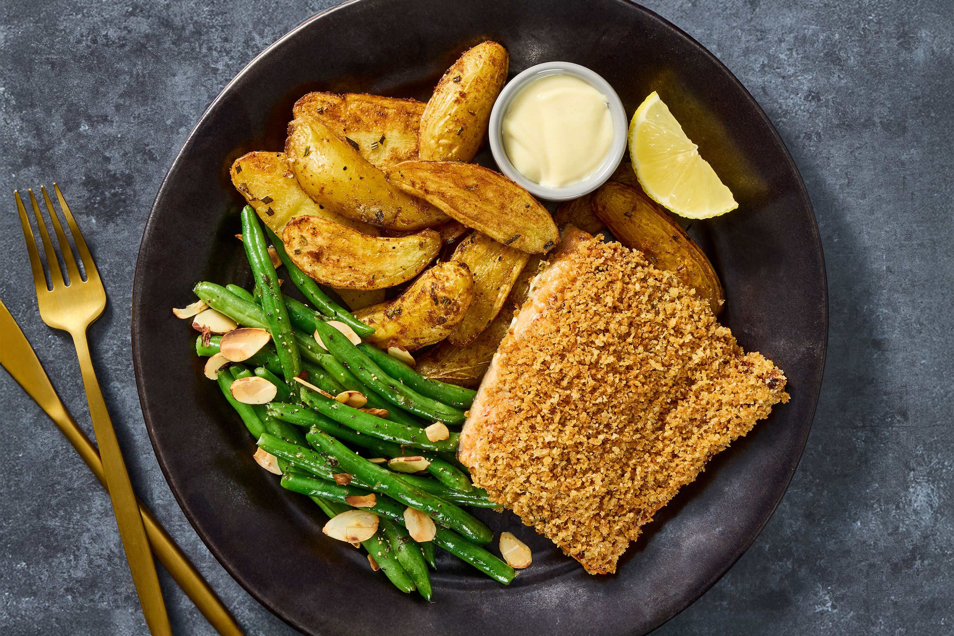Dijon-Crusted Steelhead Trout Recipe | HelloFresh