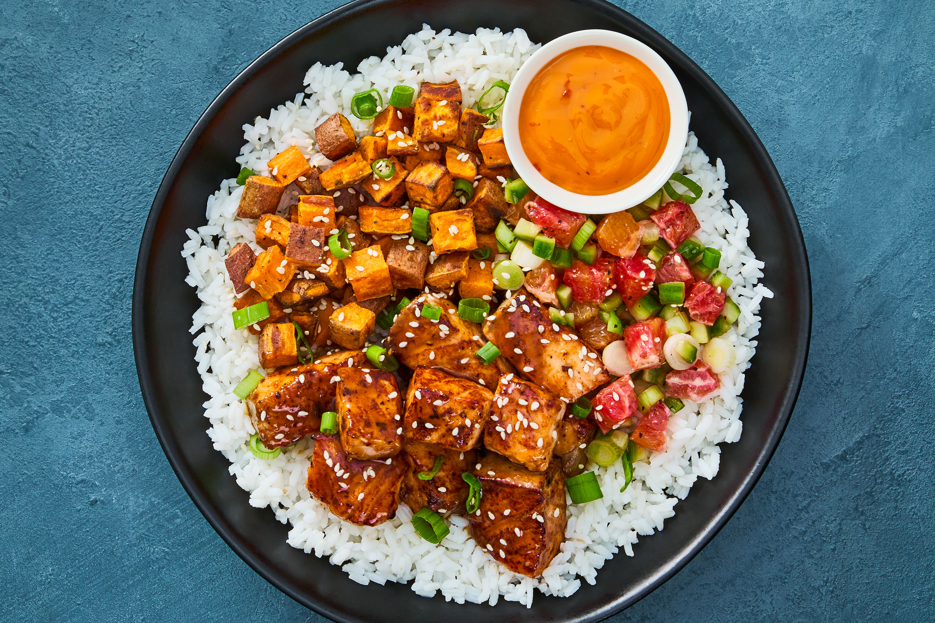 Blood Orange Ginger Glazed Salmon Bowls Recipe | HelloFresh