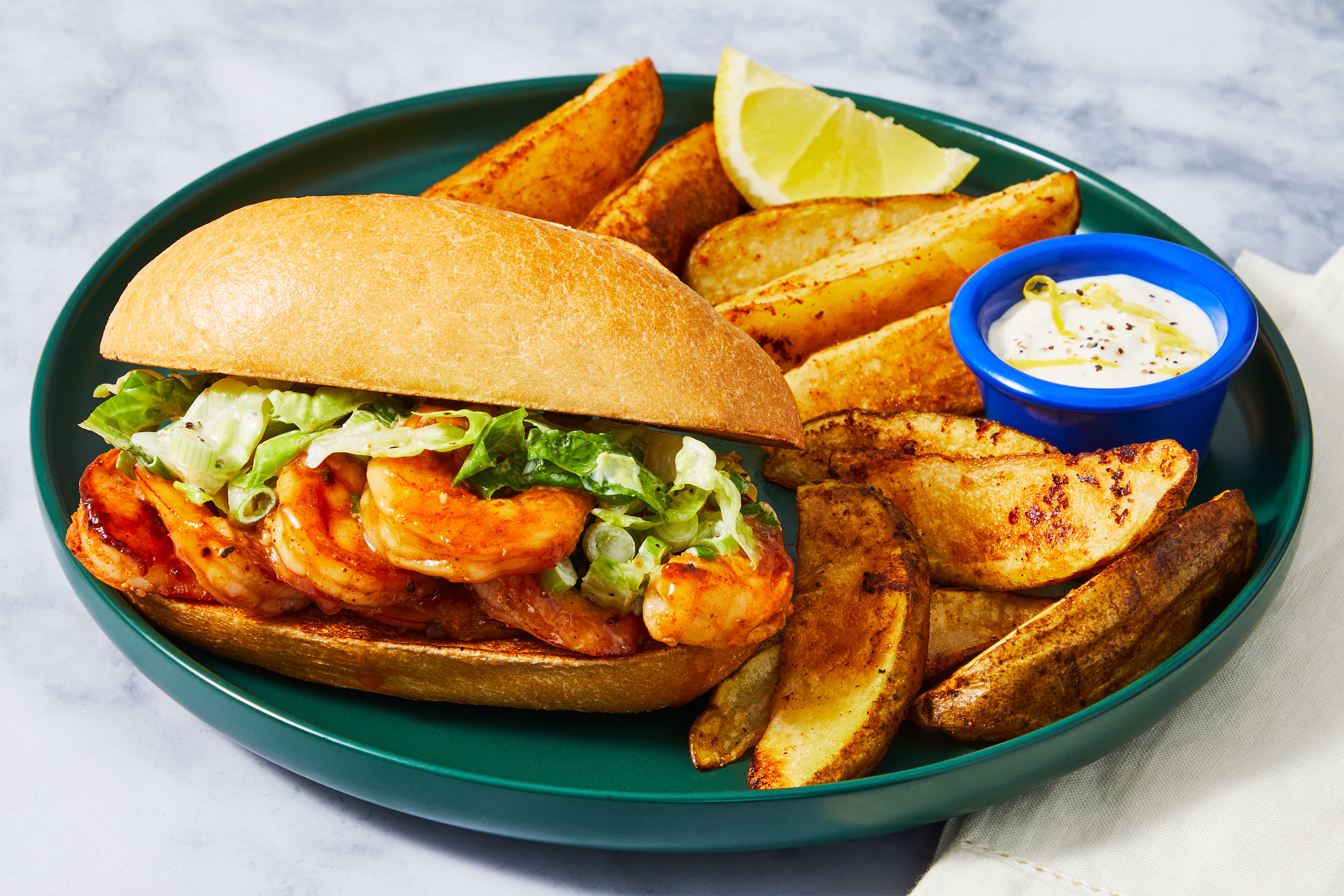 Honey Garlic Shrimp Po’Boys Recipe | HelloFresh