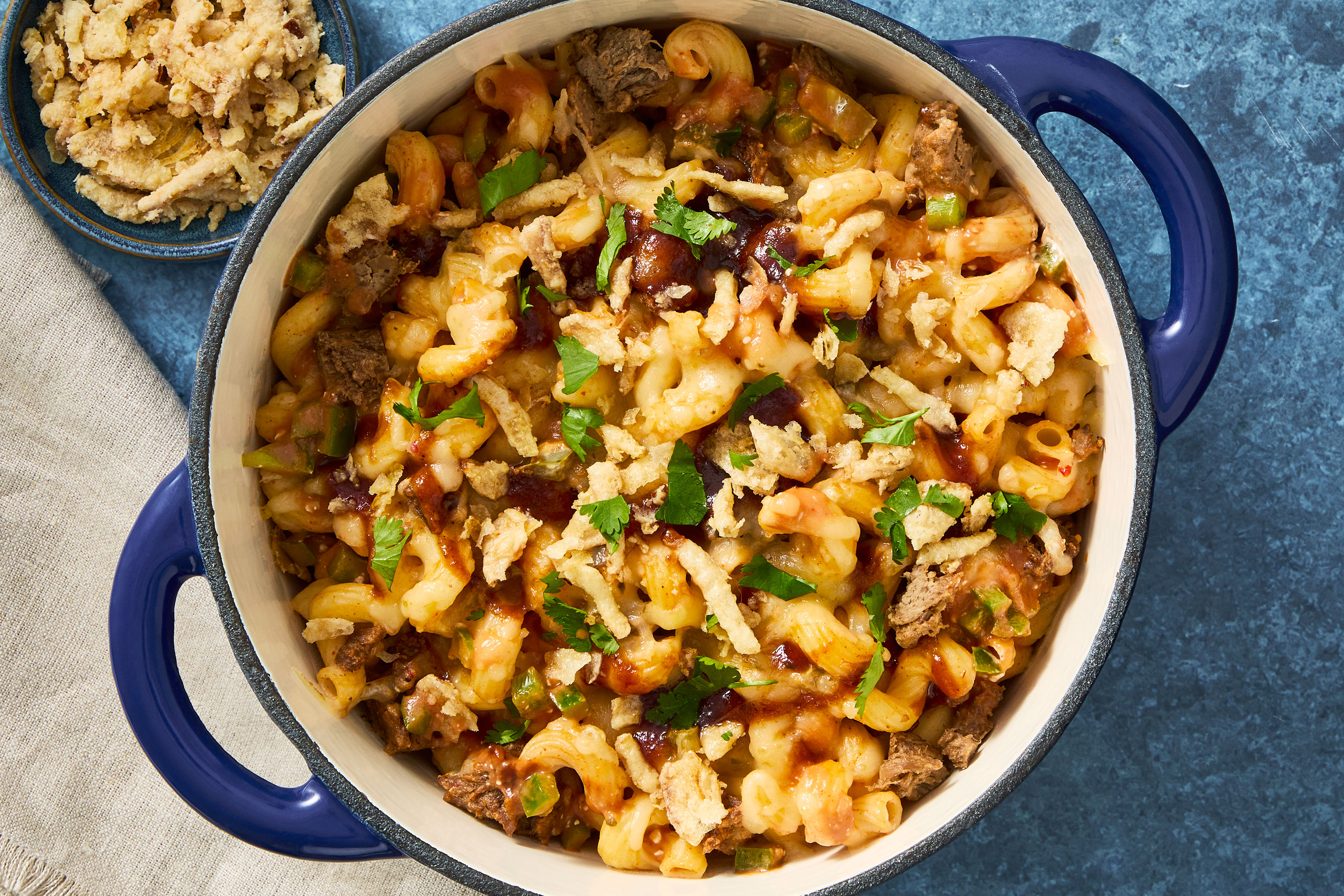 One-Pot Southwest Pulled Mushroom Cavatappi Recipe | HelloFresh