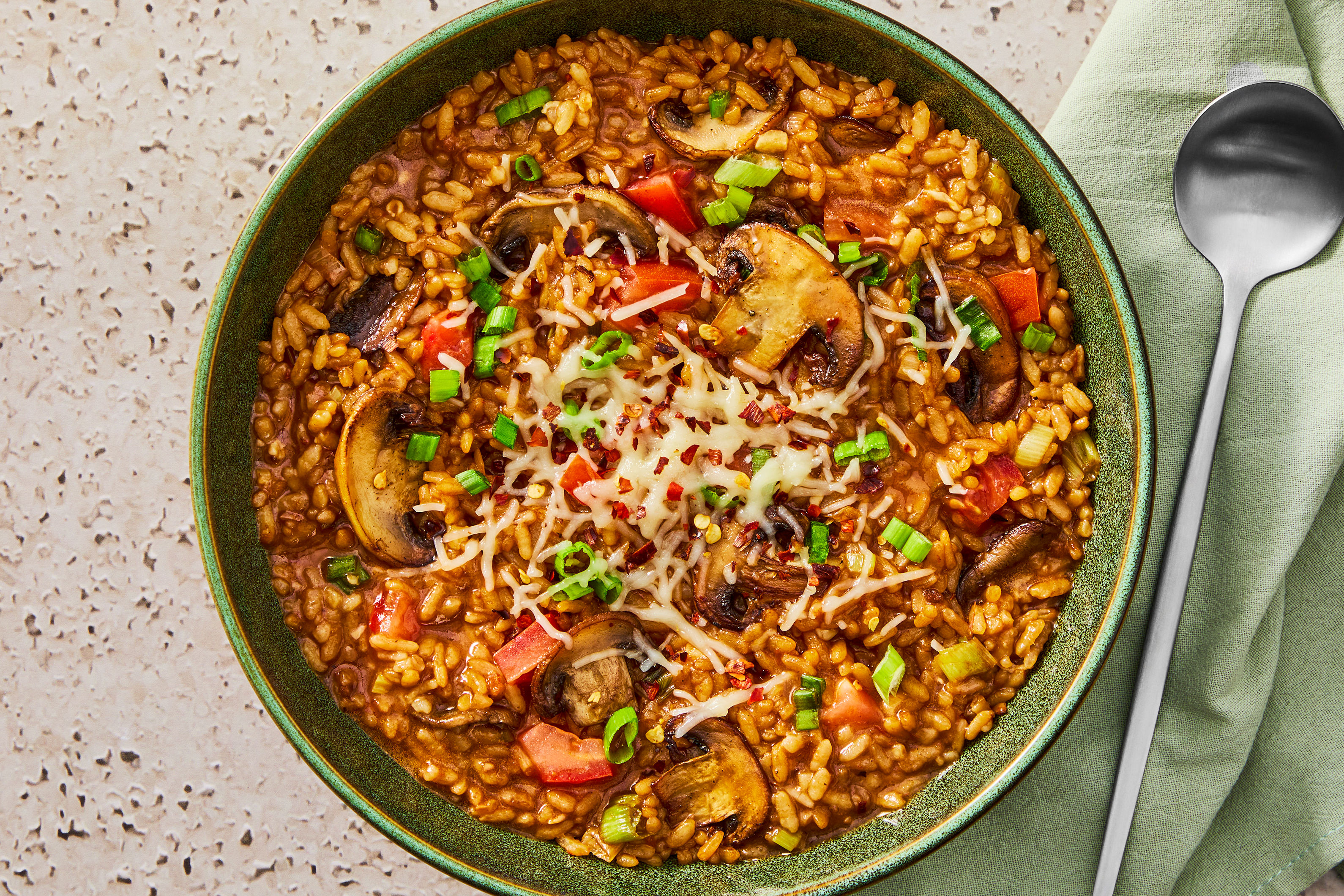 Lamb Chops & Sun-Dried Tomato Mushroom Risotto Recipe | HelloFresh