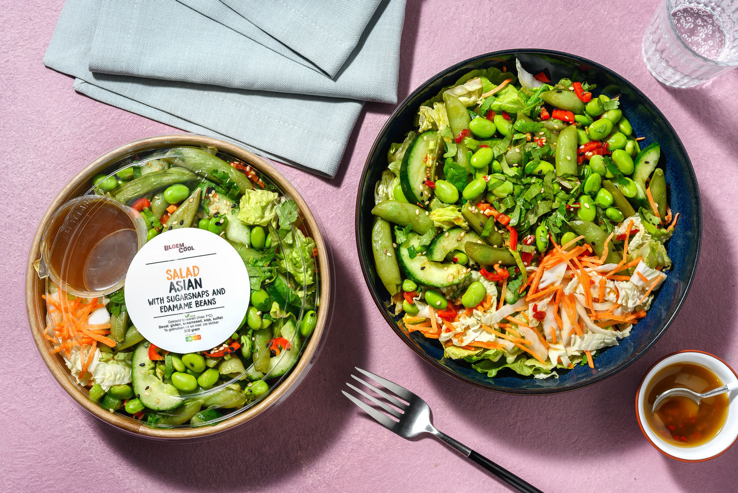 Salade à l'asiatique avec pois sugar snaps & edamame Recette | HelloFresh