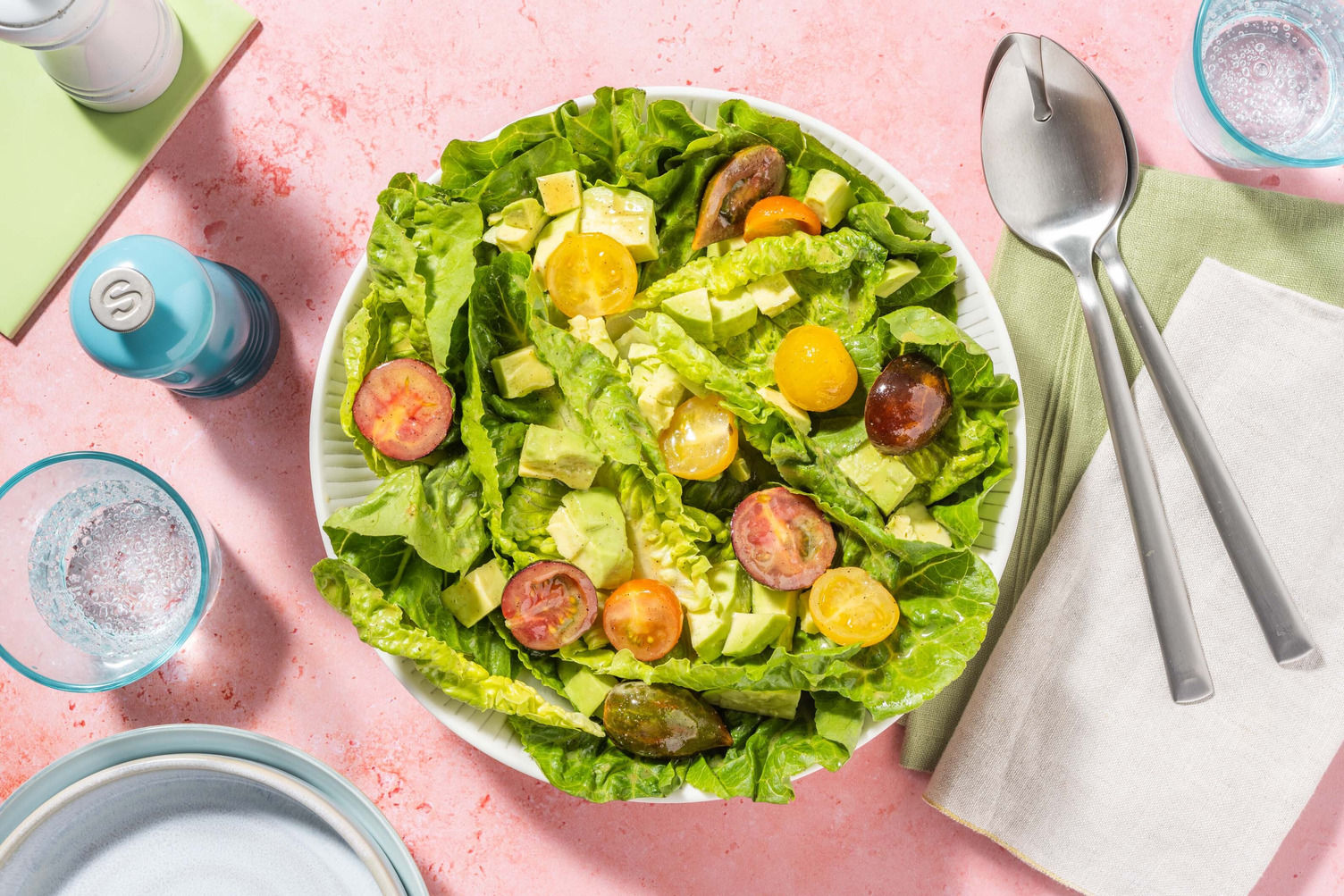 Crunchy Lettuce, Tomato and Avocado Salad Recipe | HelloFresh