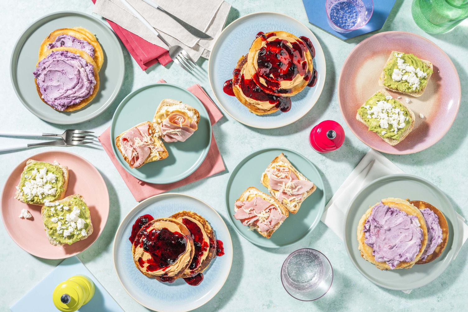 4 Day Breakfast Plan | Serves 2 | Loaded Ciabatta Toast and Pancakes ...