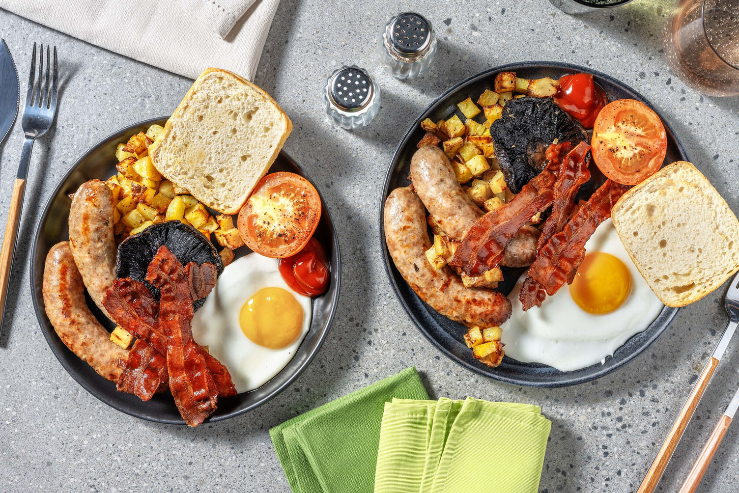 Mighty Full English Breakfast and Diced Potatoes Recipe | HelloFresh