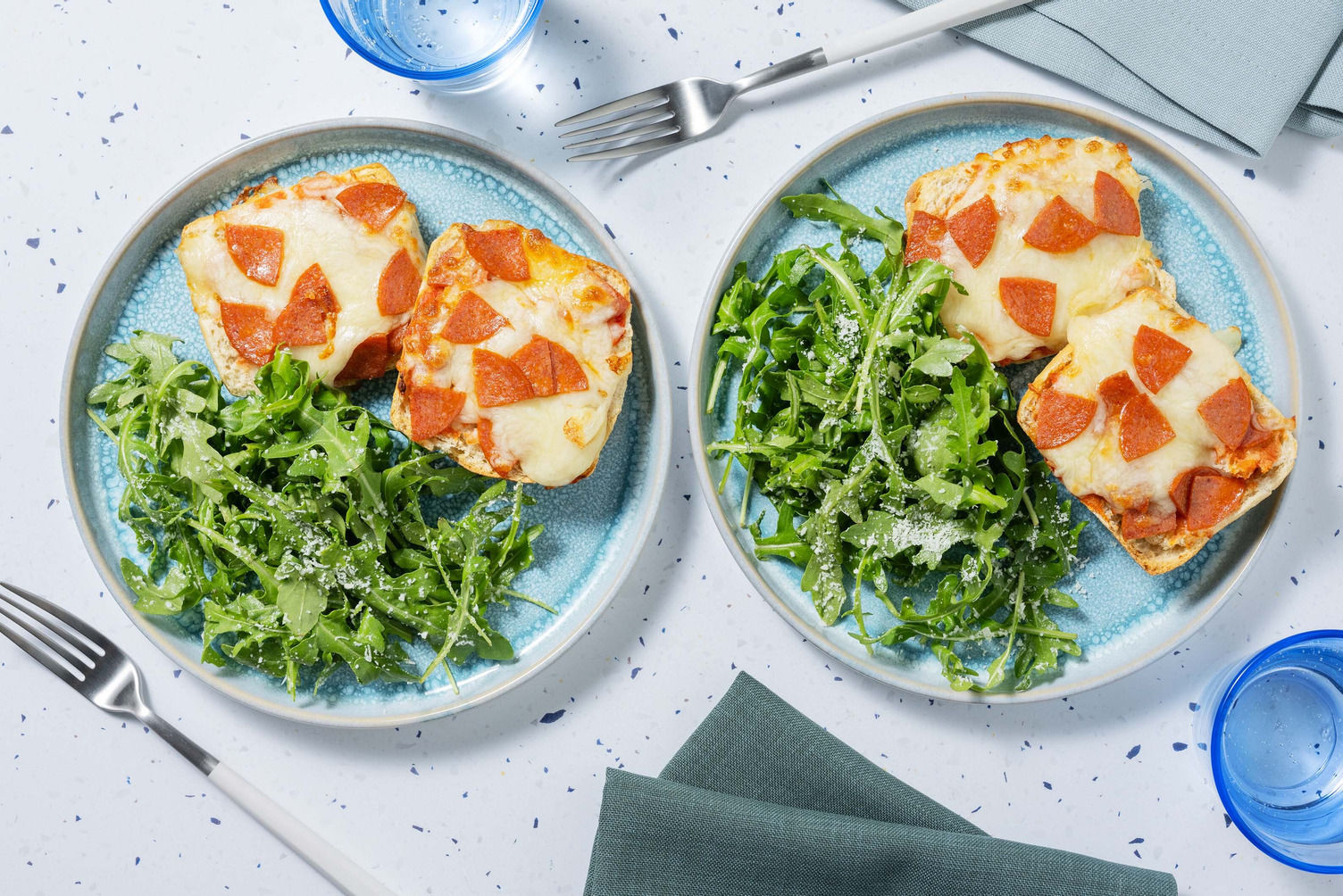 Hearty Cheesy Chorizo Mini Pizzas Recipe | HelloFresh