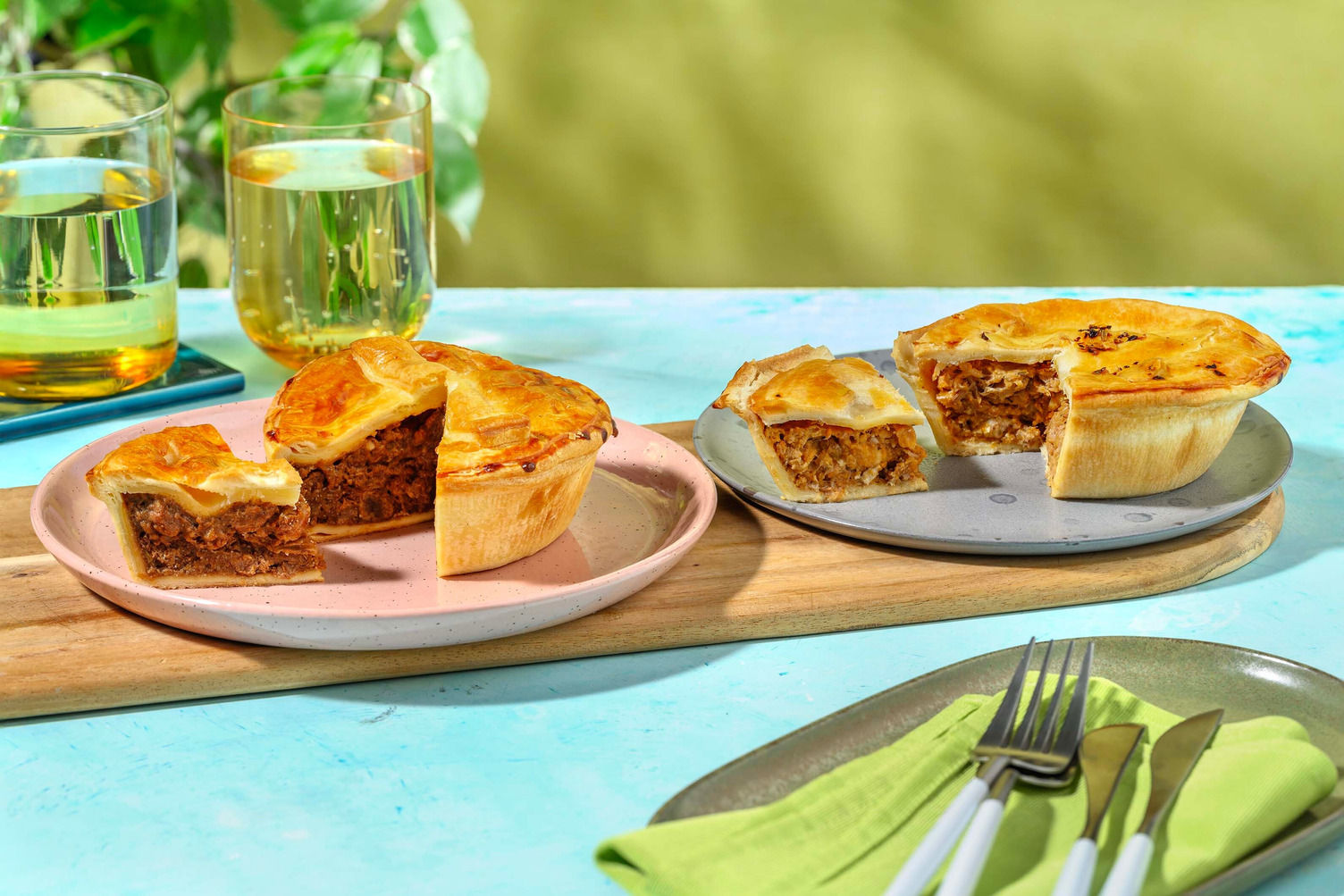Hartige taart duo - Stoofvlees & Pulled pork Recept | HelloFresh