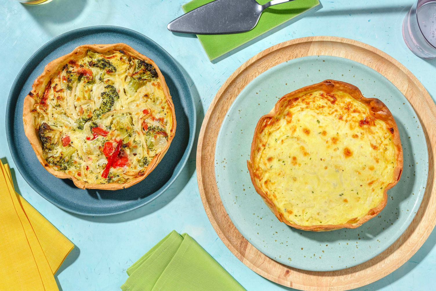 Quiche combi - Broccoli & Drie kazen Recept | HelloFresh