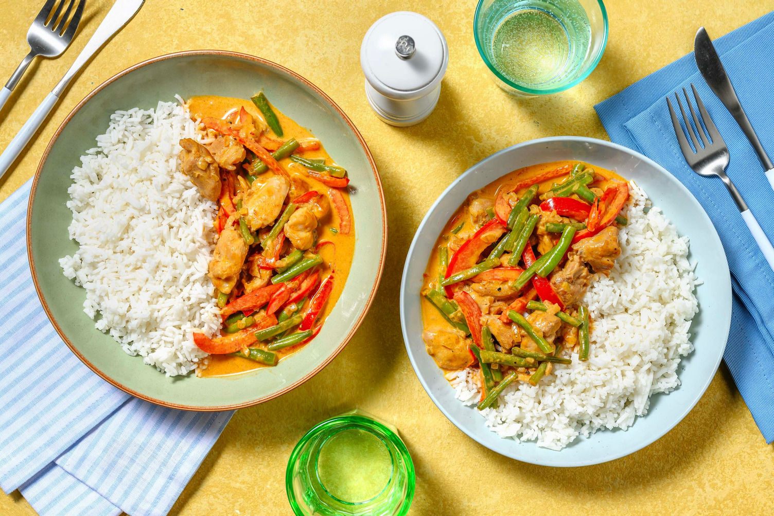 Milde Thaise kipcurry - Dubbele portie Recept | HelloFresh