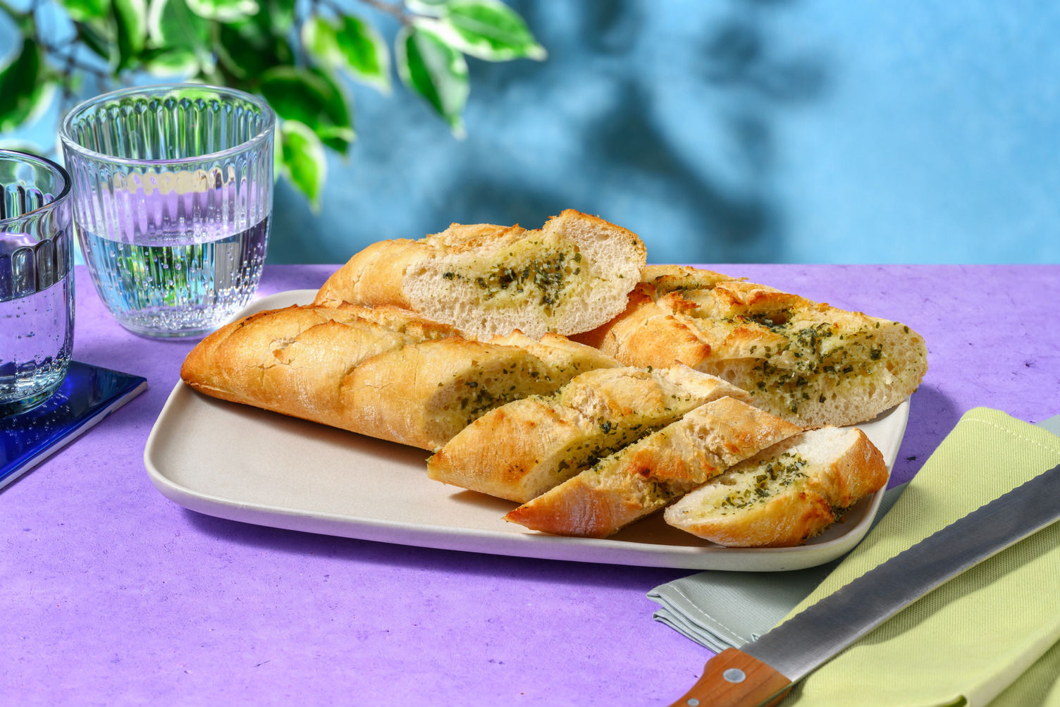 Handcrafted Garlic Bread | 2 Demi Baguettes Recipe | HelloFresh